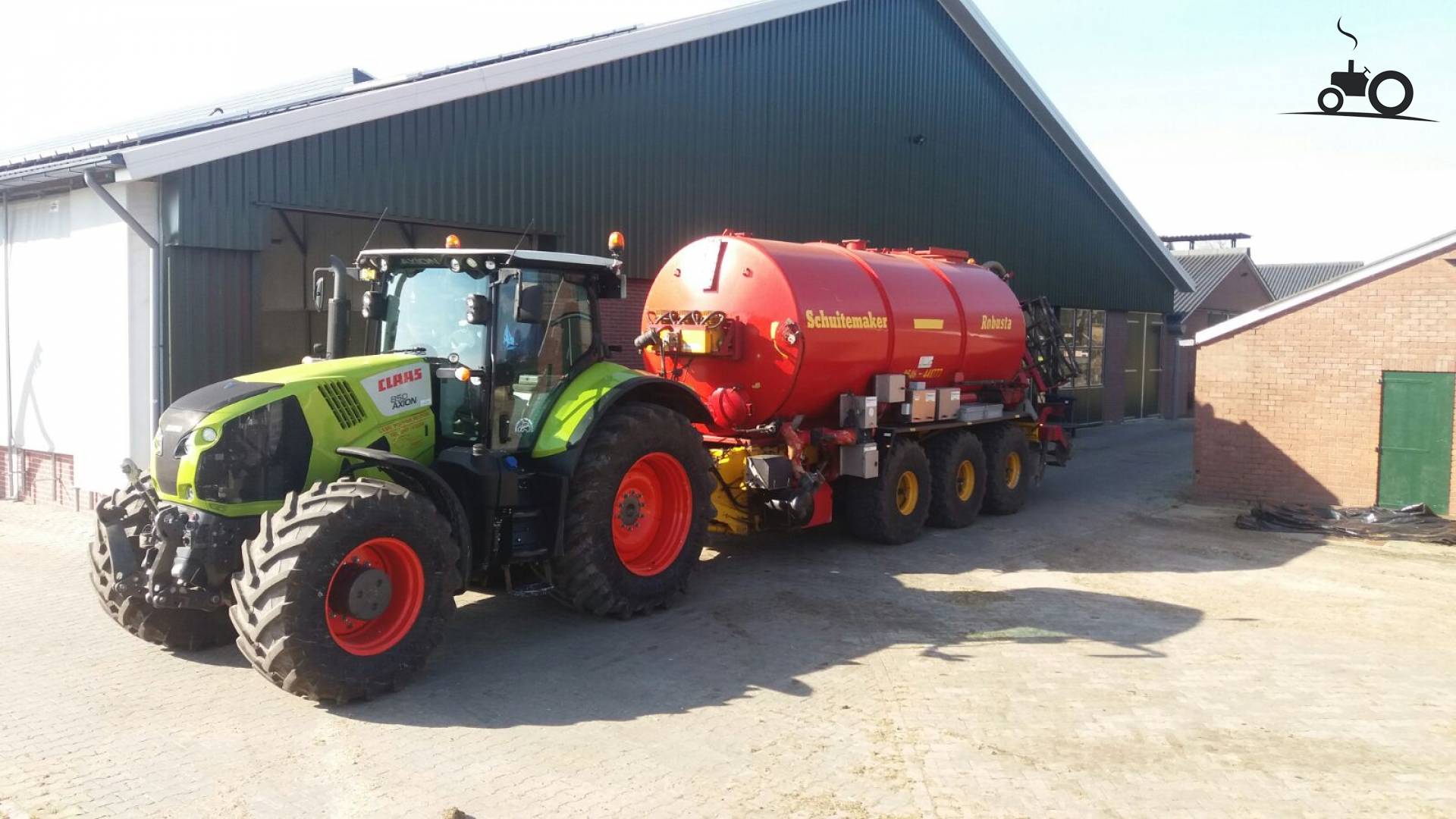 Foto Claas Axion 850 van Gebr Poppink