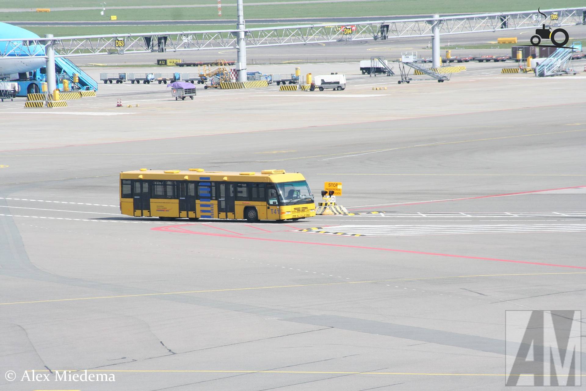Foto Cobus vliegveldbus van Amsterdam Airport Schiphol