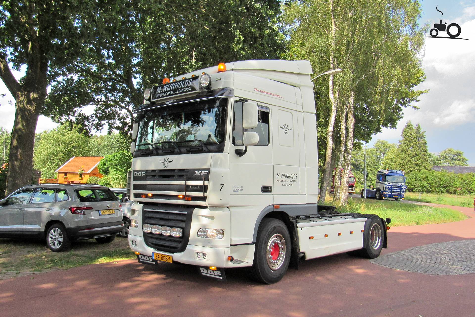 Foto DAF XF105 van J. Wijnholds Internationaal Transport