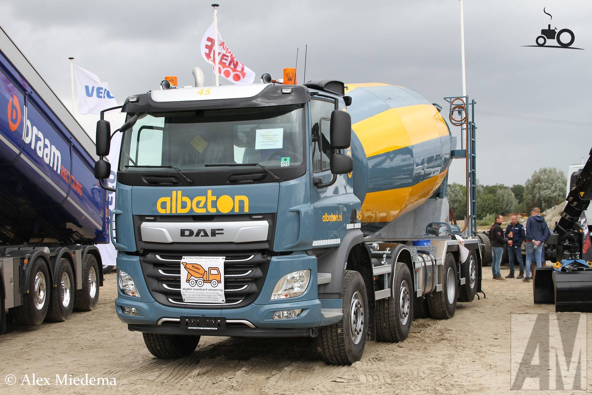 Foto DAF CF Euro 6 van Leeuwarder Beton Centrale (LBC)