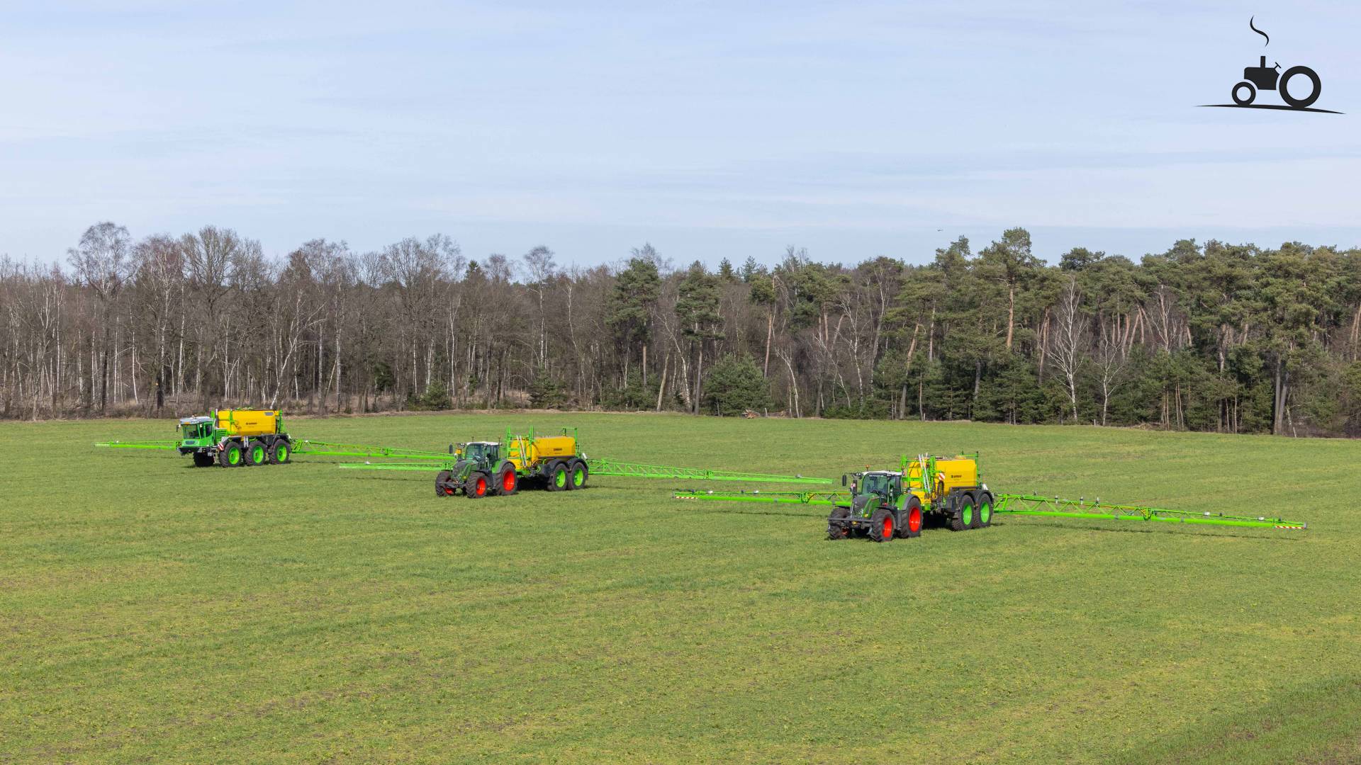 Foto Damman spuitmachine van Van Den Borne Aardappelen