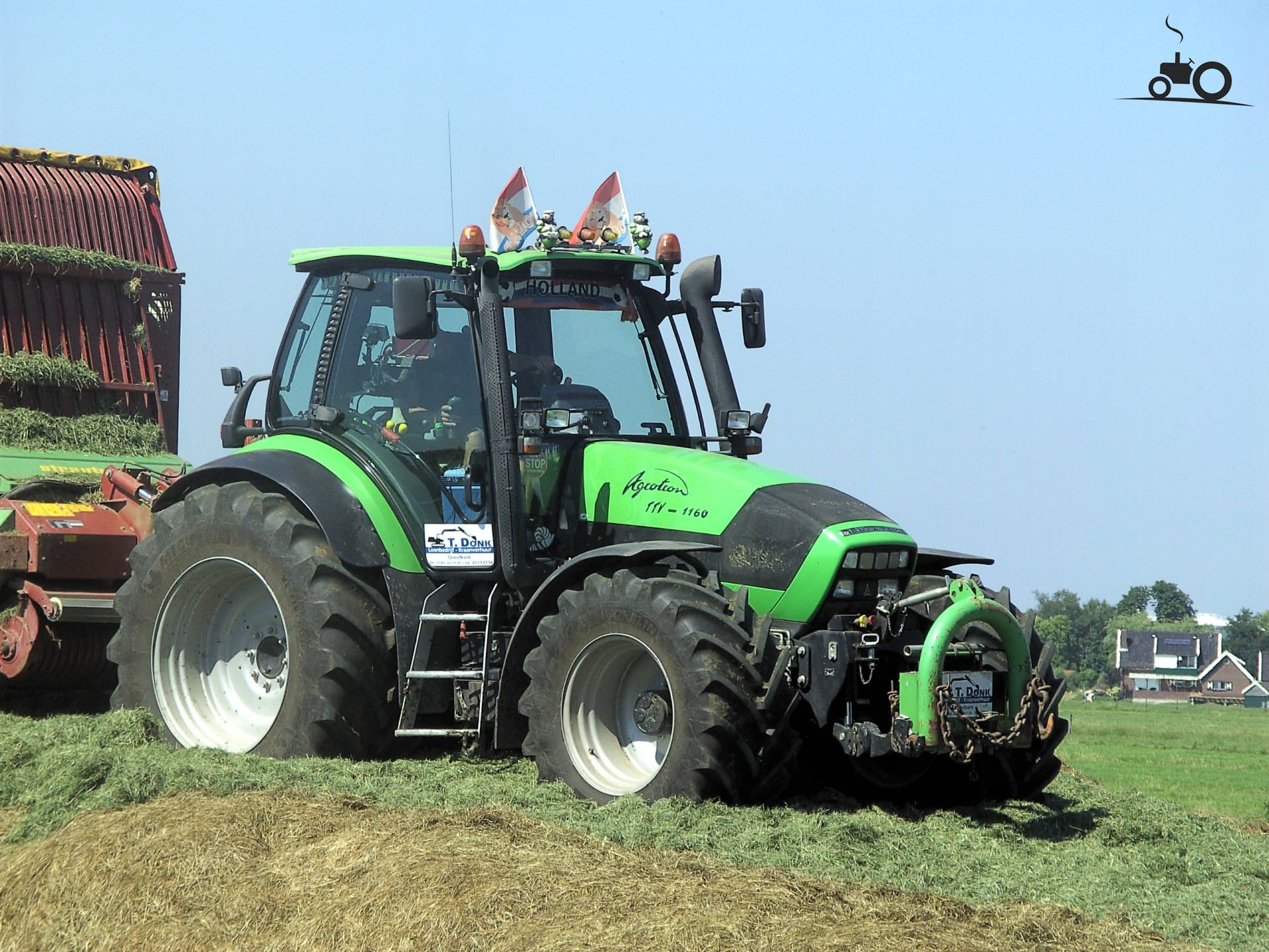 Foto Deutz-Fahr Agrotron TTV 1160 van Loonbedrijf T Donk