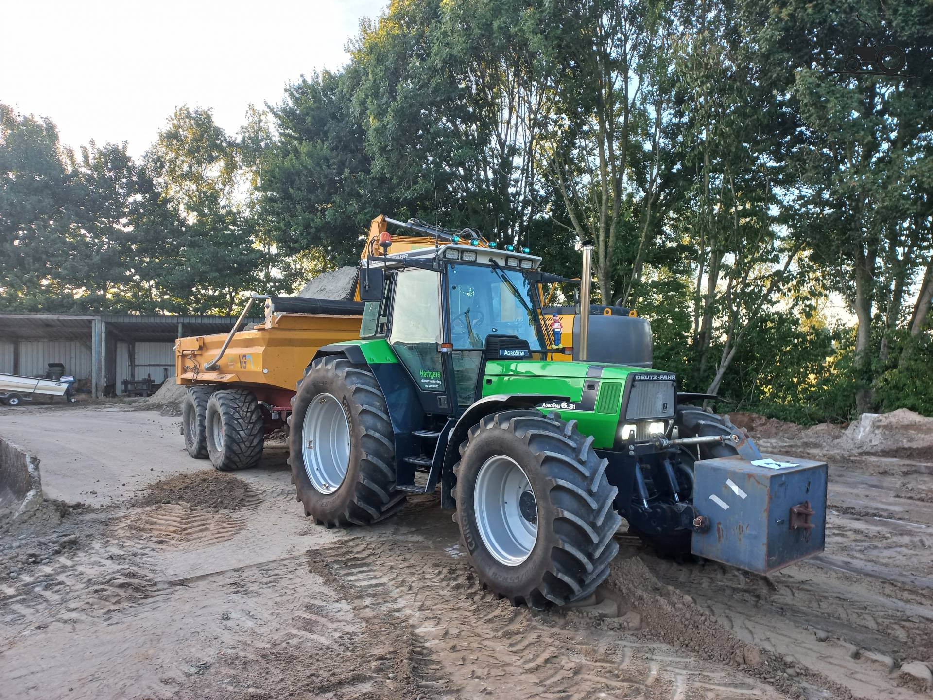 Foto Deutz-Fahr Agrostar 6.31 van Hertgers Dienstverlening