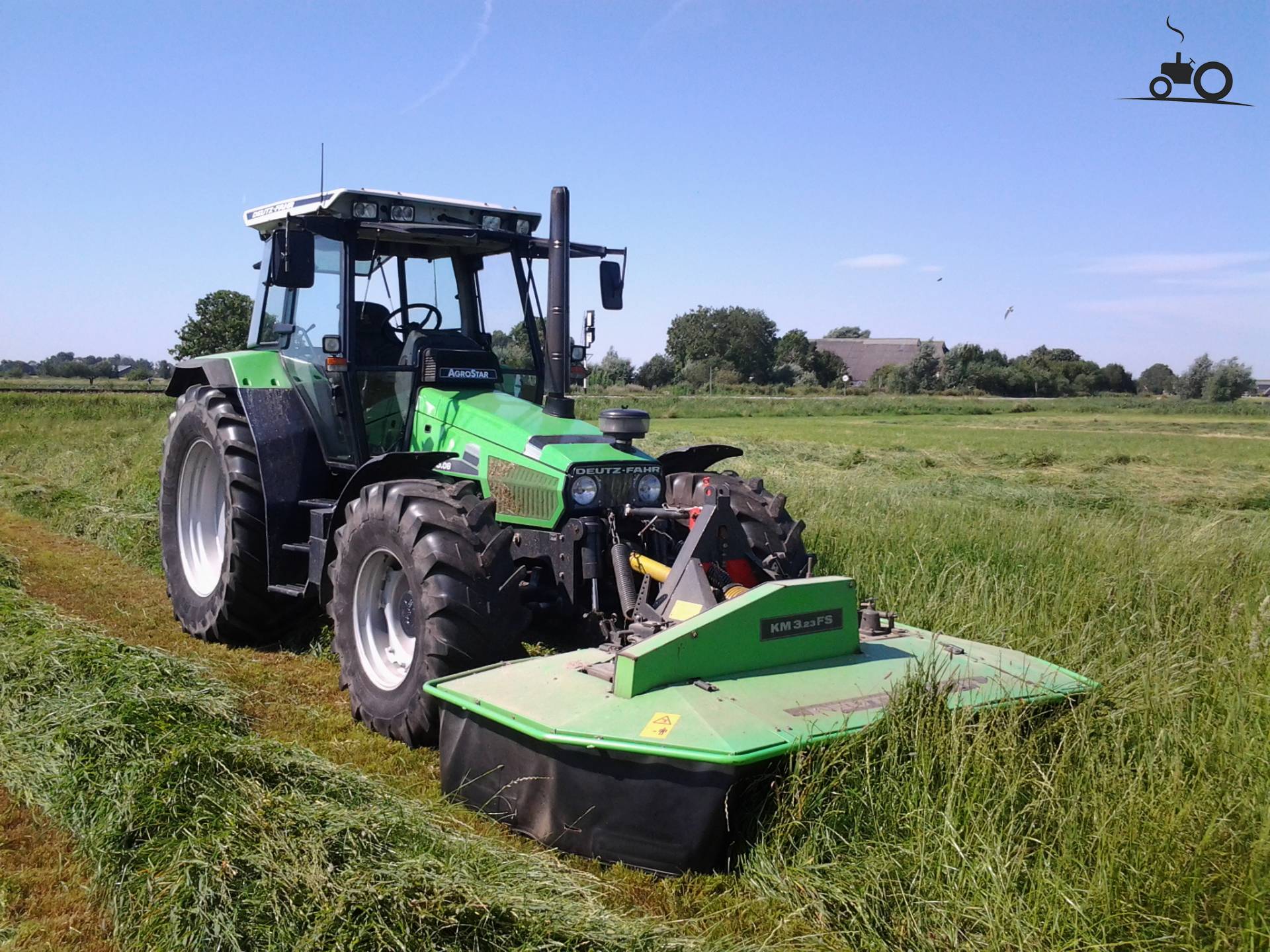 Foto Deutz-Fahr Agrostar 6.08 van Melkvee Bedrij Ausema