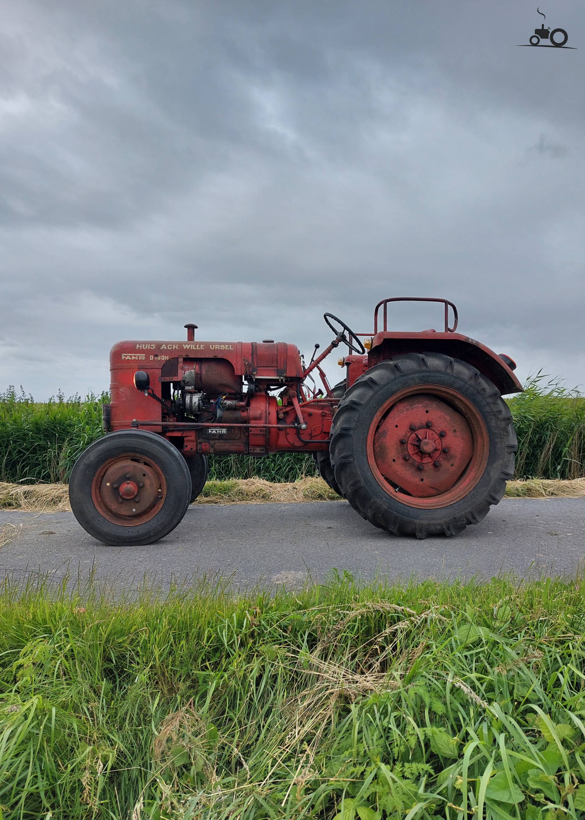 Fahr D 180 H - Trommelrem slaat gelijk vast