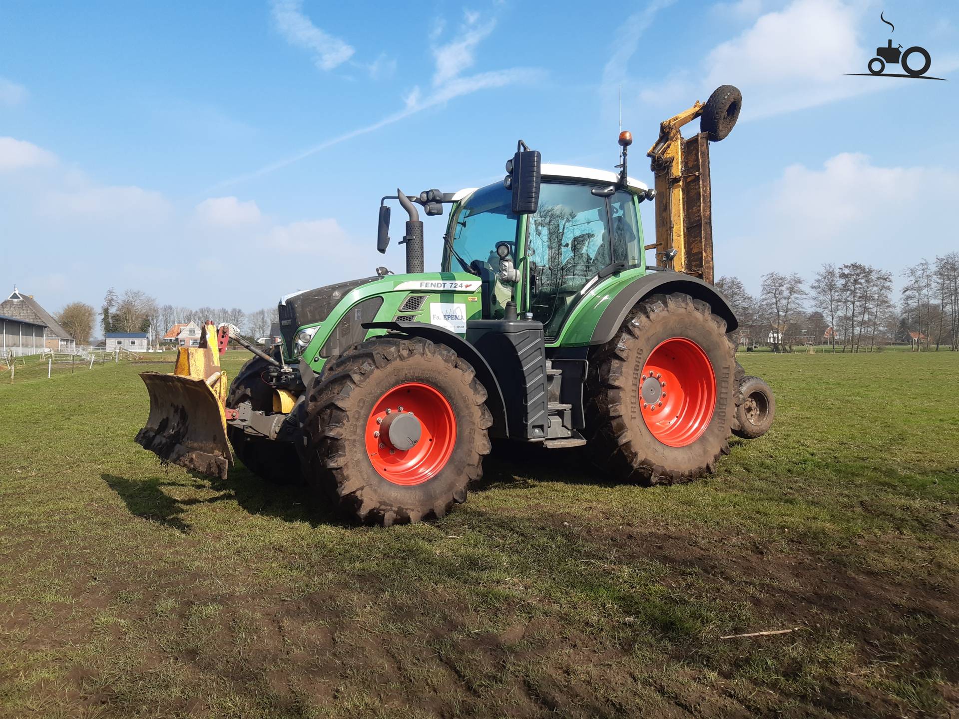 Foto Fendt 724 van Firma Epema