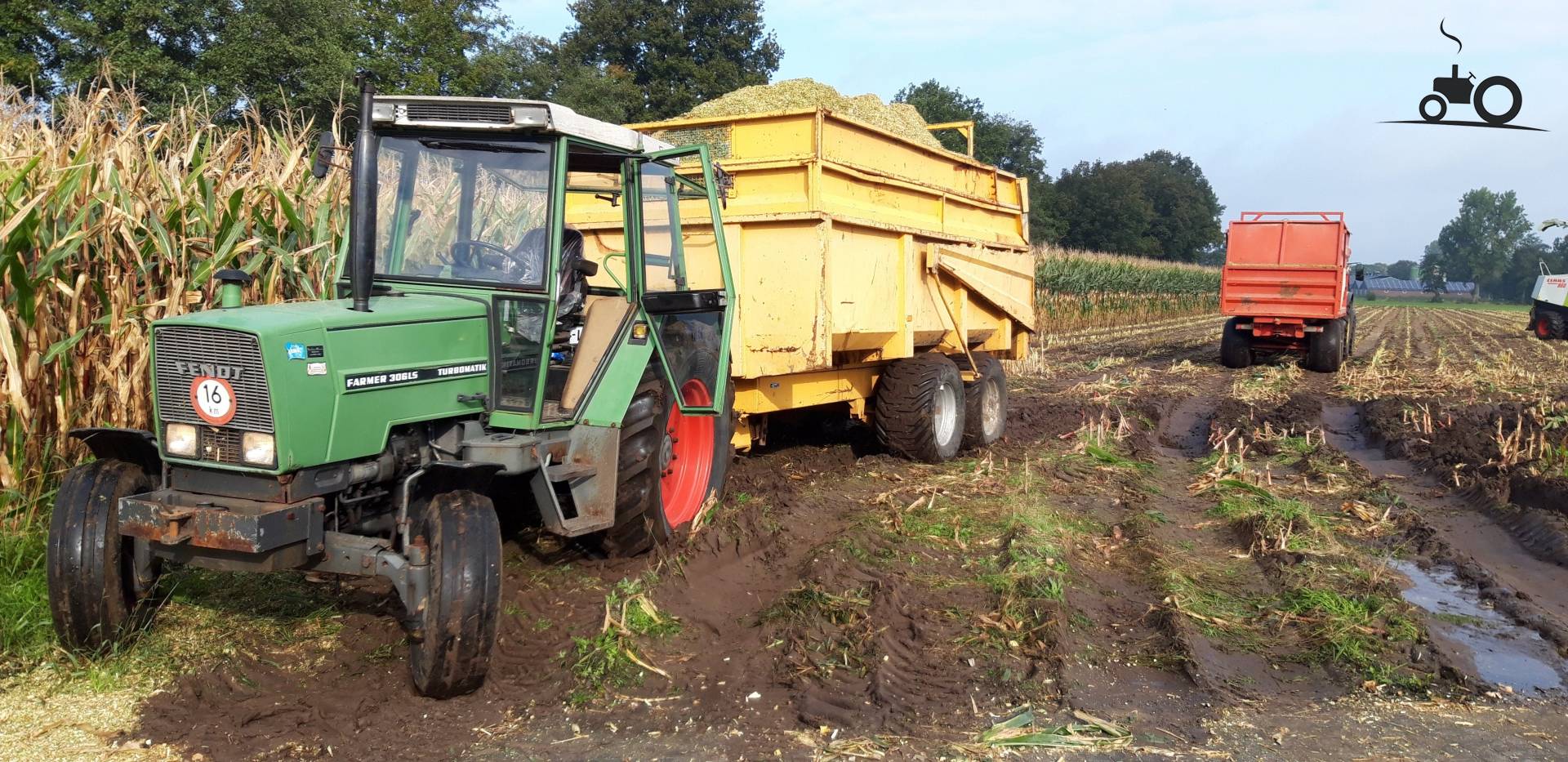 Vastgereden - Fendt 306 LS
