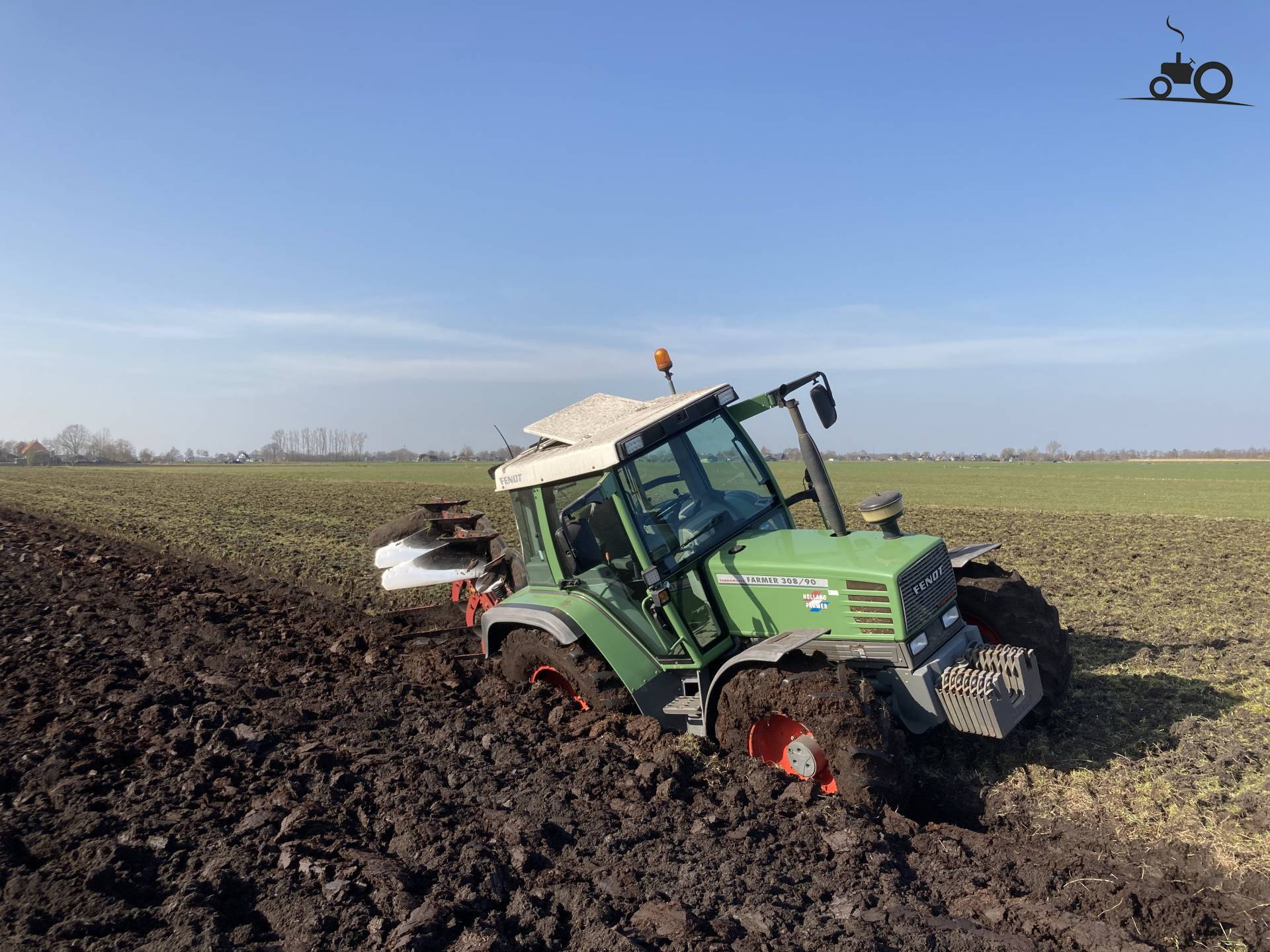 Vastgereden - Fendt 308/90