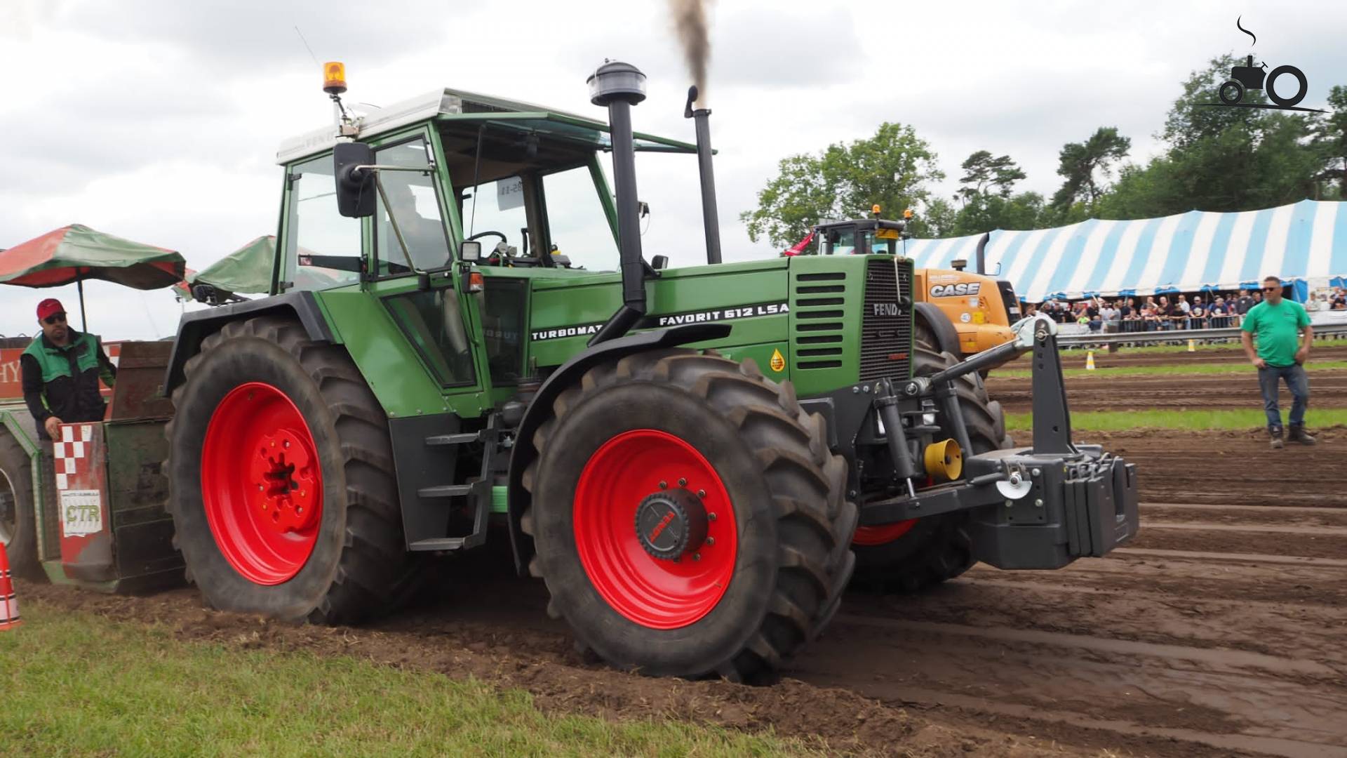 Trekkerslep / trekkertrek / tractorpulling - Fendt 612