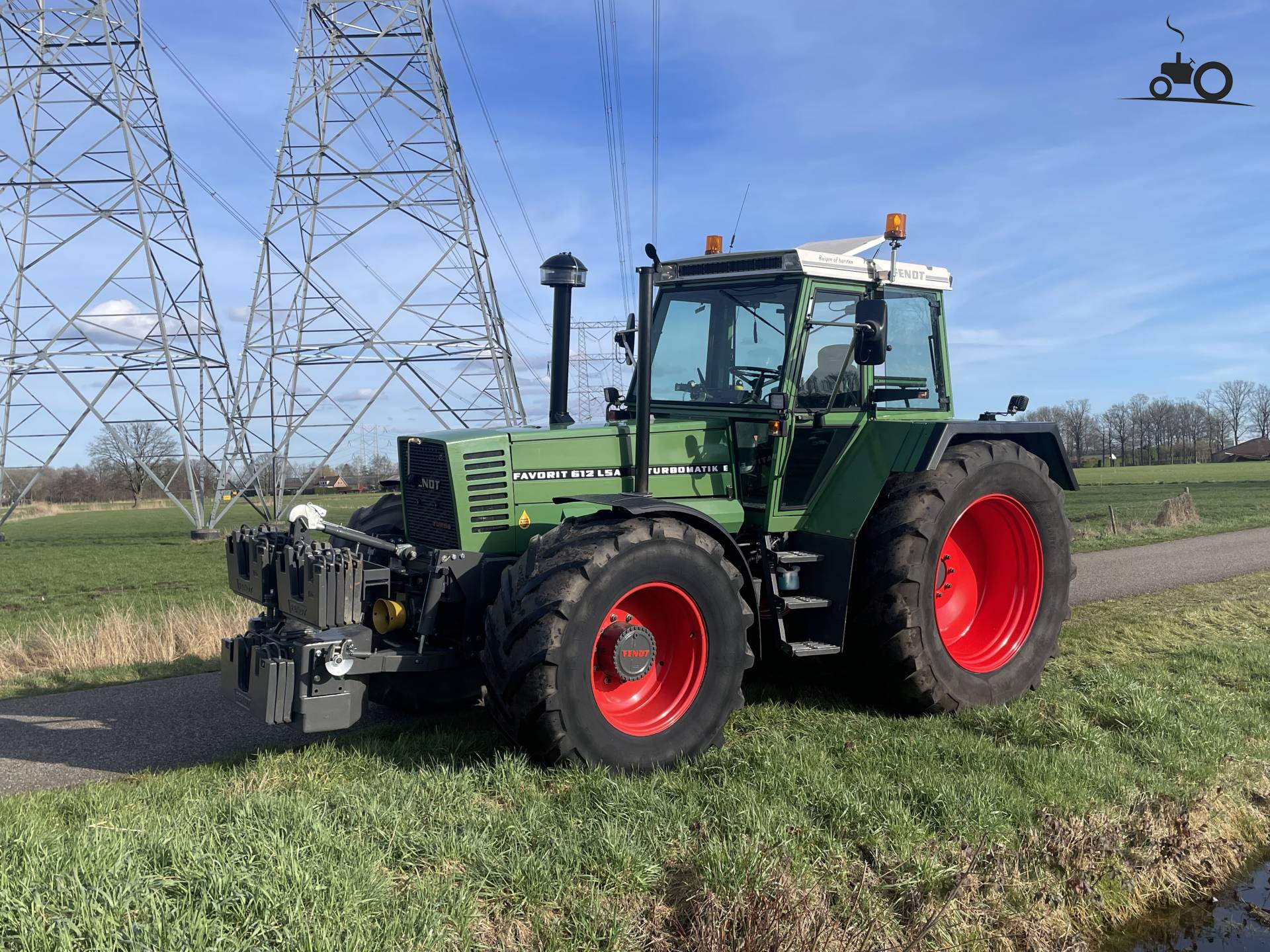 Trekkerslep / trekkertrek / tractorpulling - Fendt 612