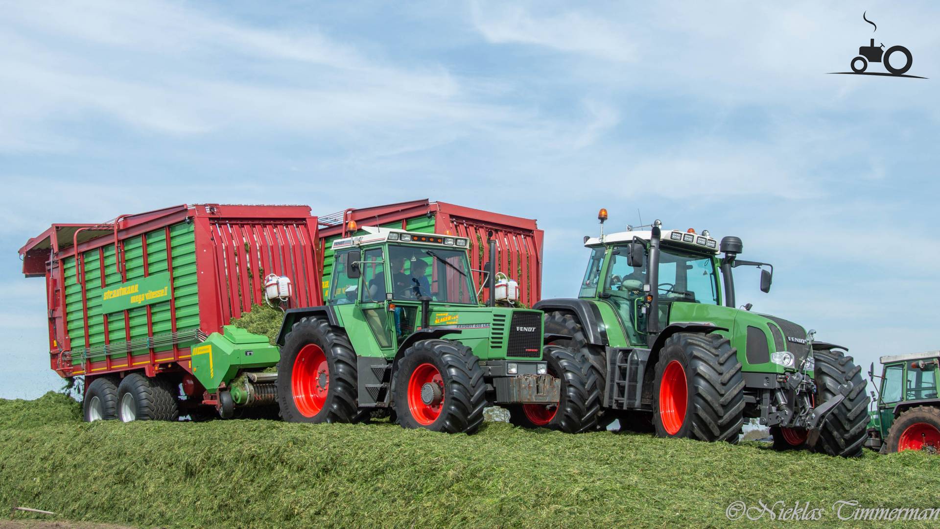 Foto Fendt 615 van Loonbedrijf Slager
