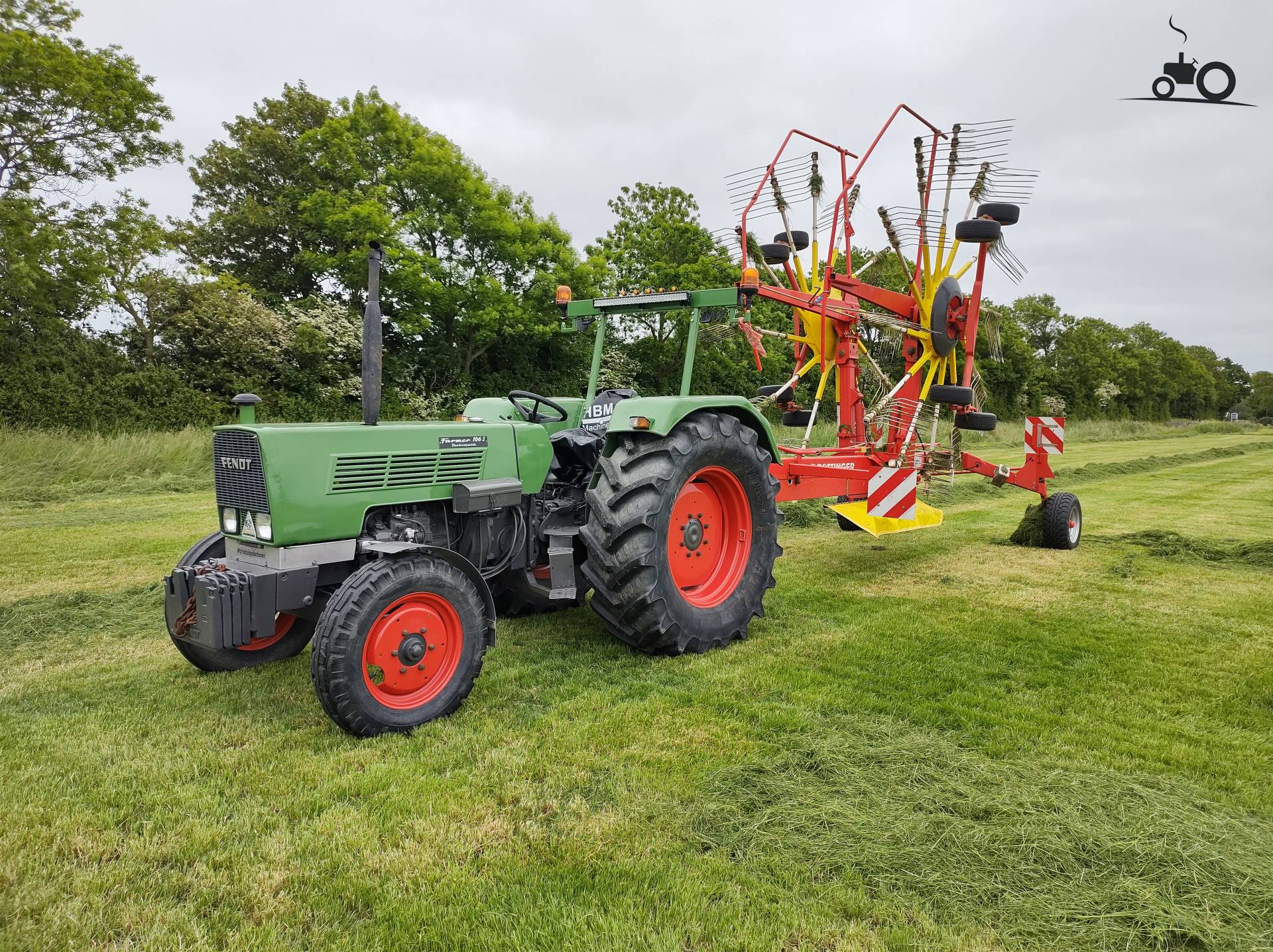 Fendt 106 Met Pottinger Hark