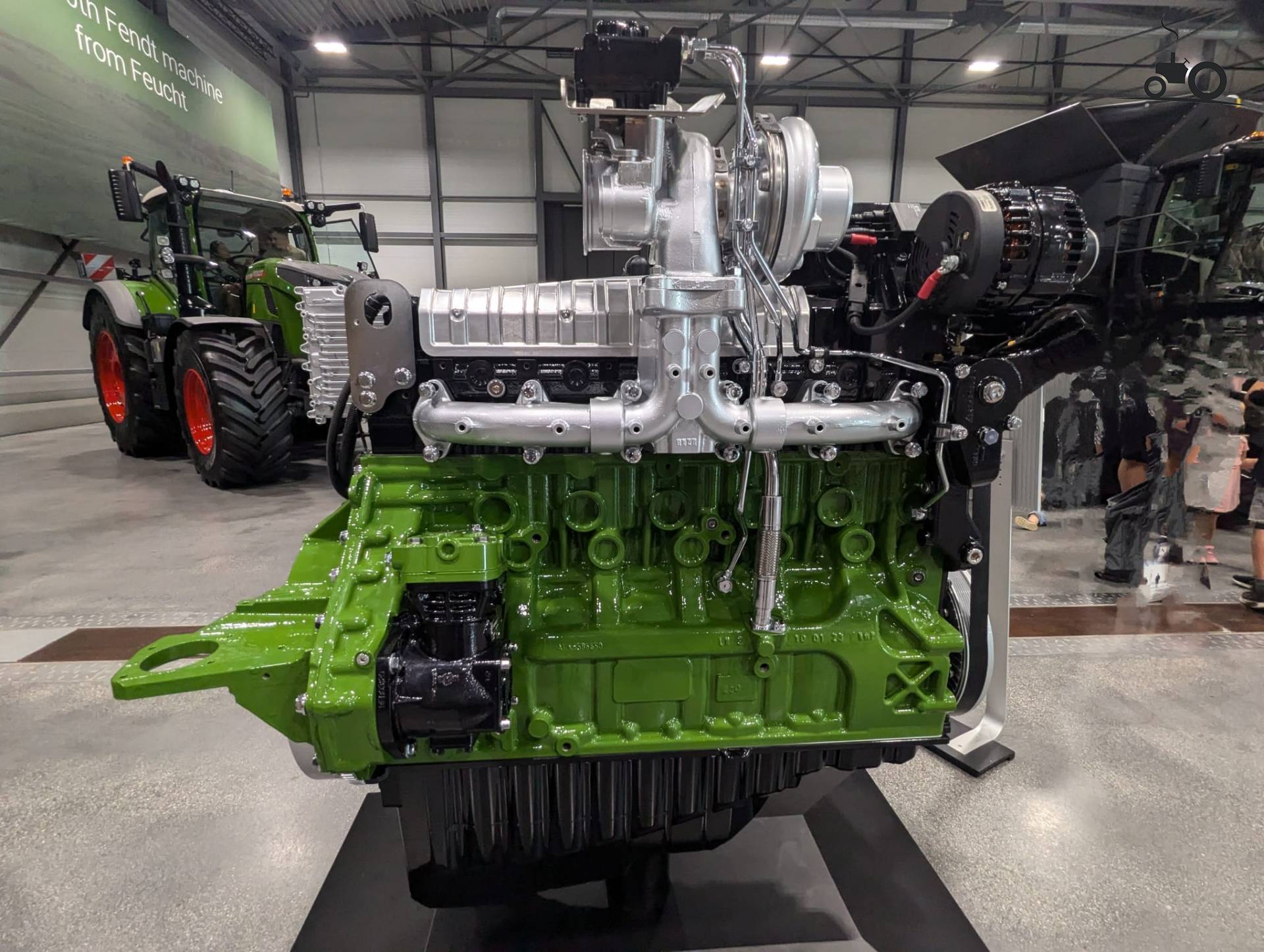 Het Agco Power Core75 motorblok 303PK max.