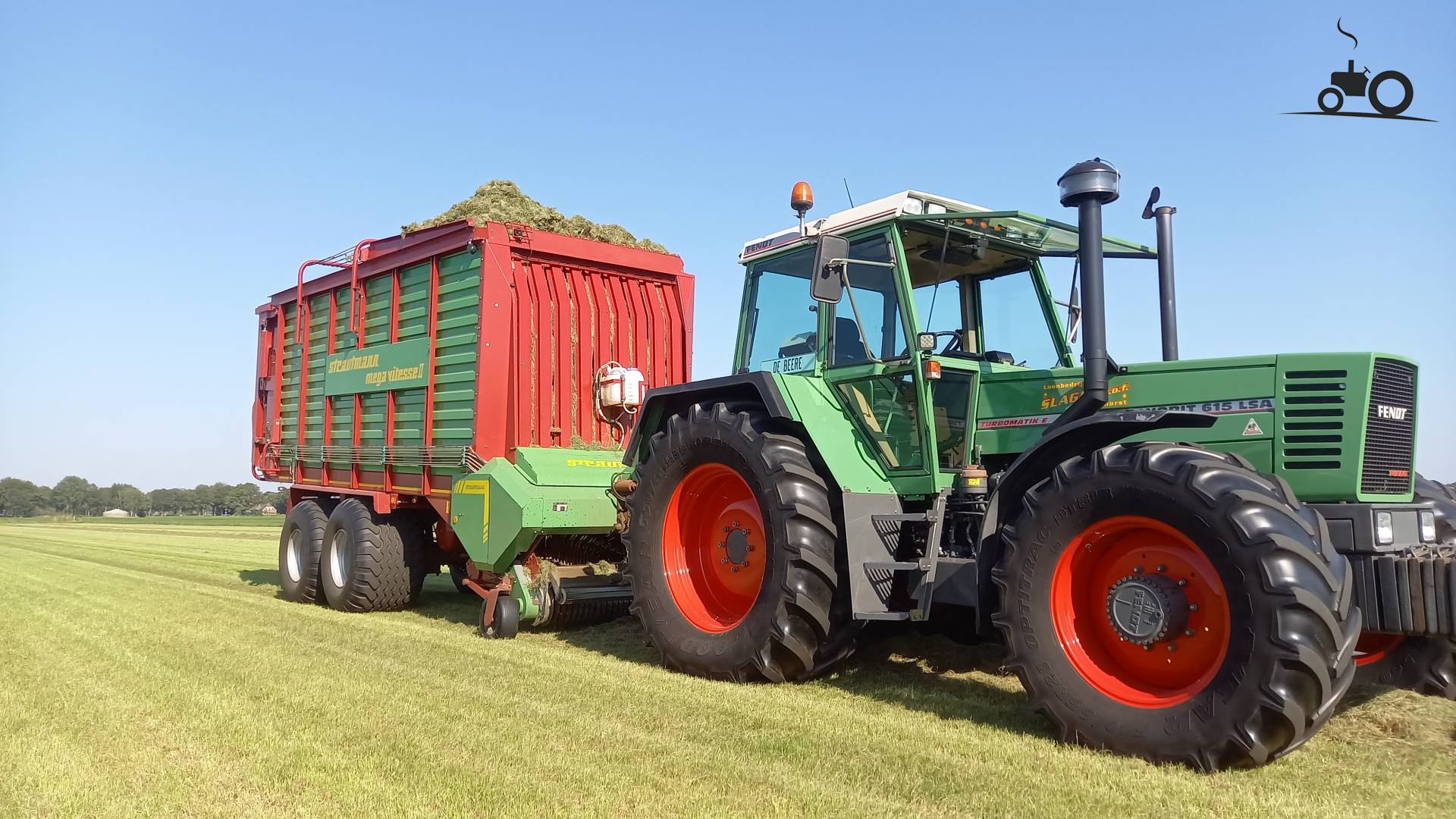 Foto Fendt 615 van Loonbedrijf Slager