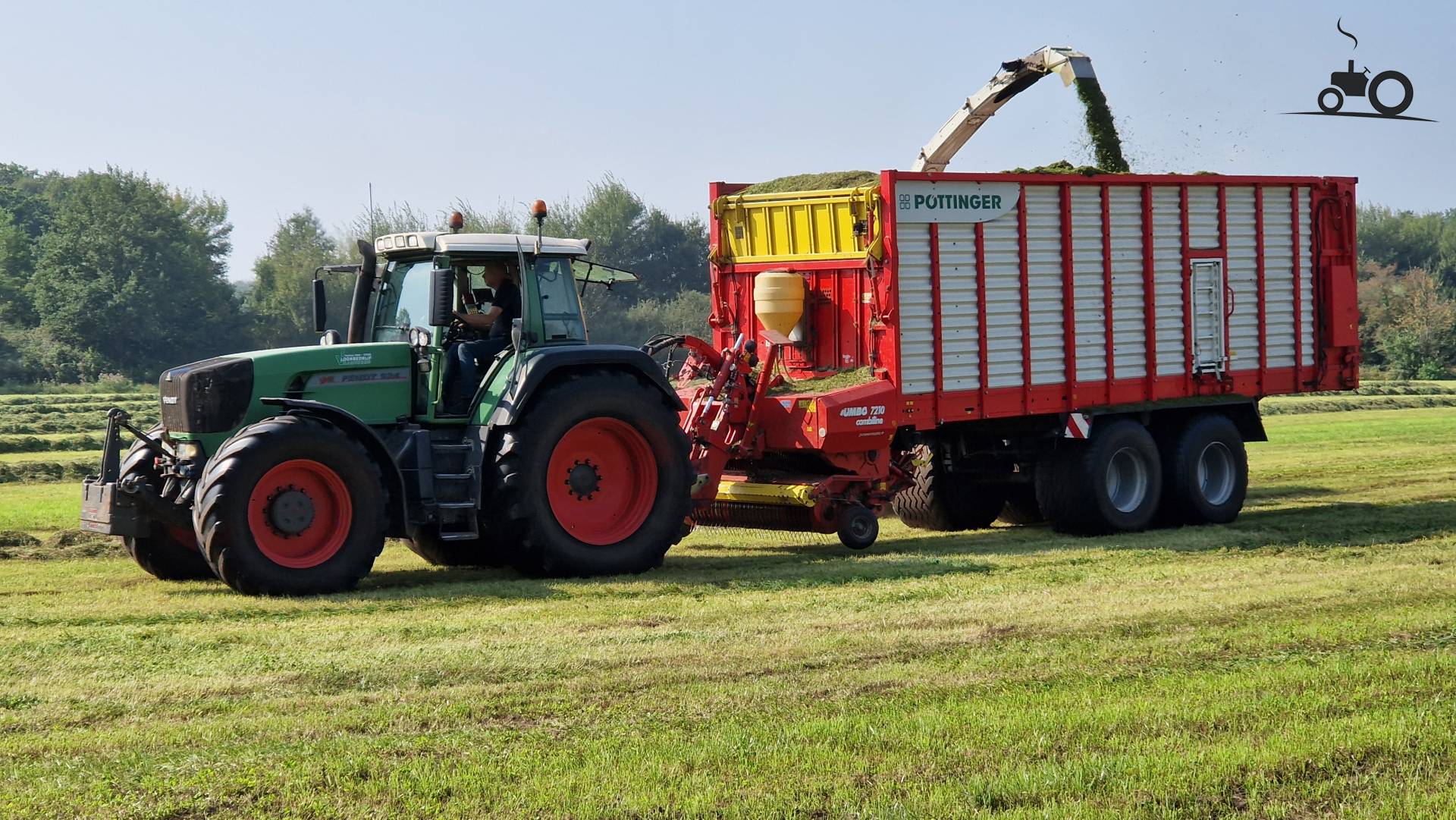 Foto Fendt 924 van Loonbedrijf Vragender