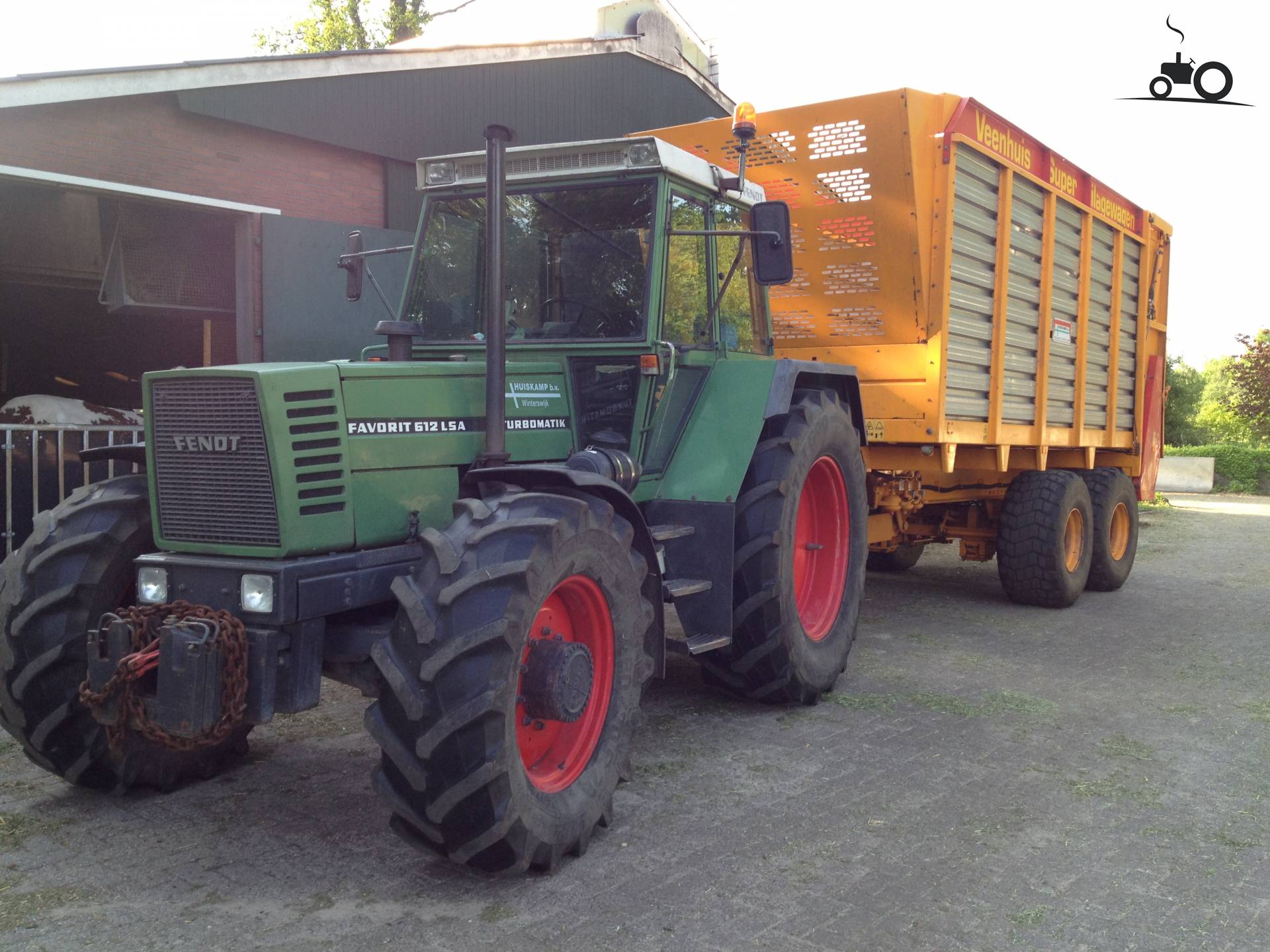 Foto Fendt 612 van Huiskamp BV