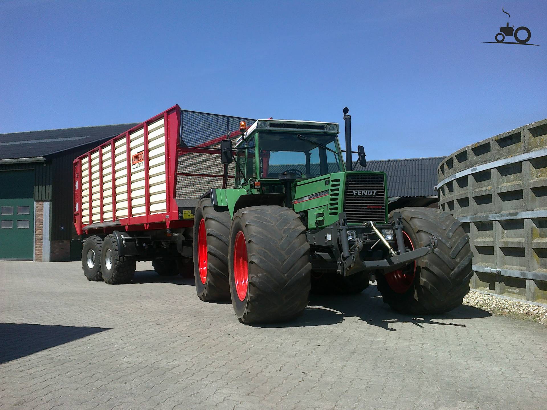 Foto Fendt 615 van Loonbedrijf Visch BV