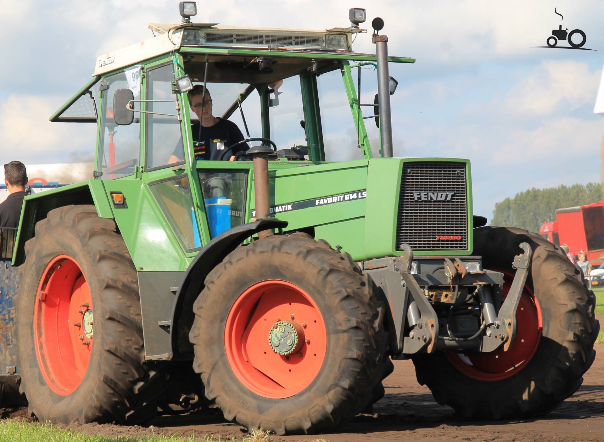 Trekkerslep / trekkertrek / tractorpulling - Fendt 614