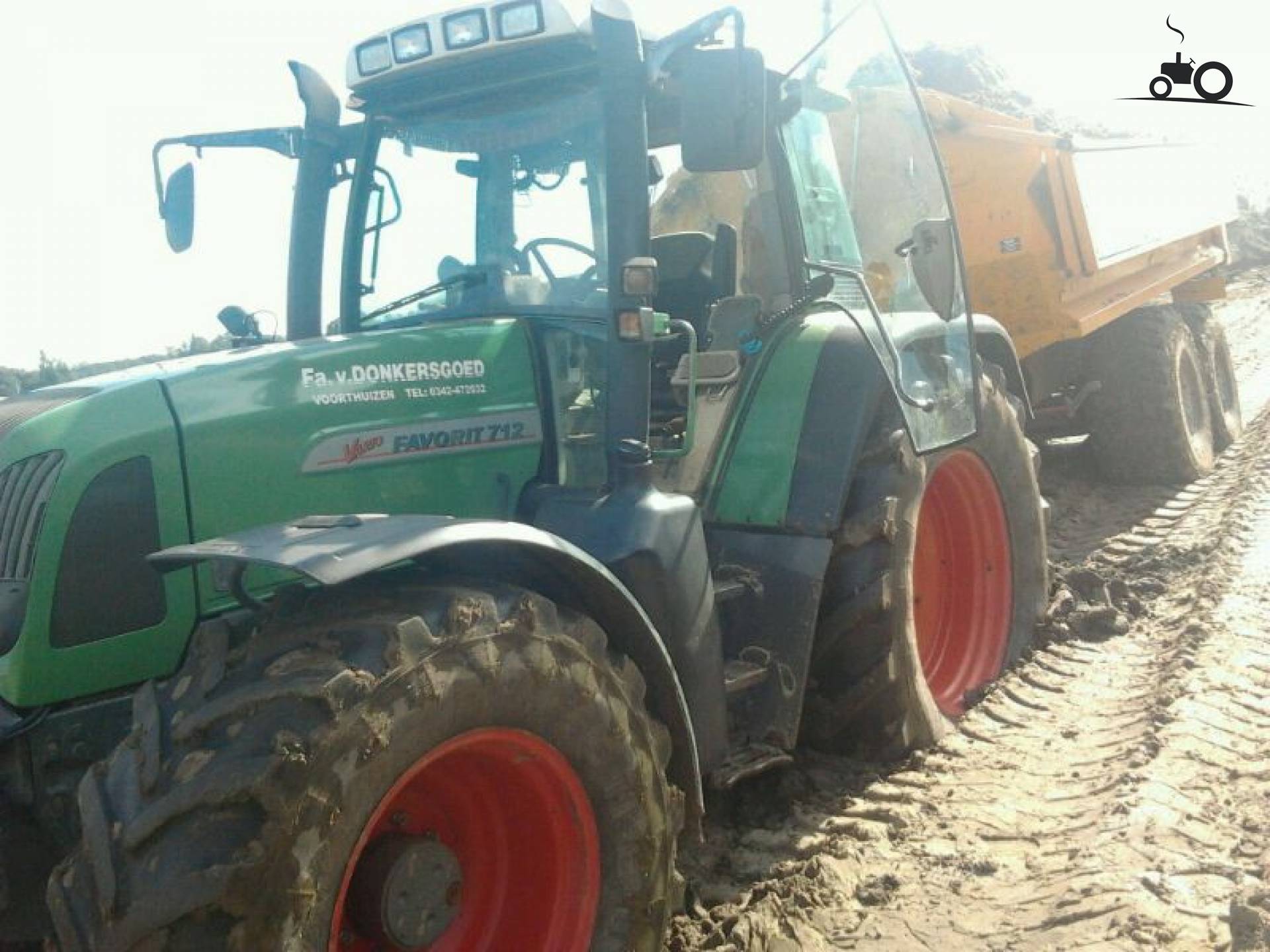 Vastgereden - Fendt 712