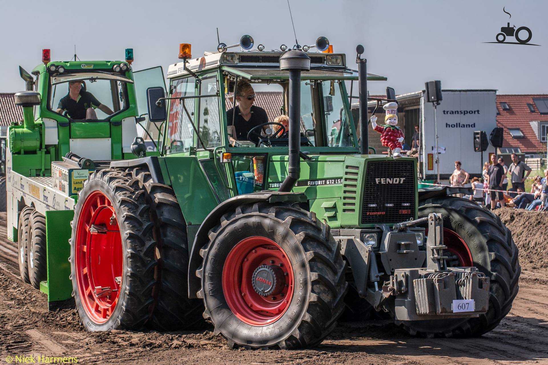 Trekkerslep / trekkertrek / tractorpulling - Fendt 612