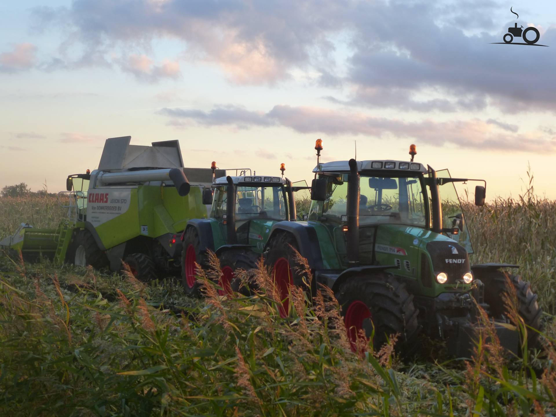 Vastgereden - Fendt 714