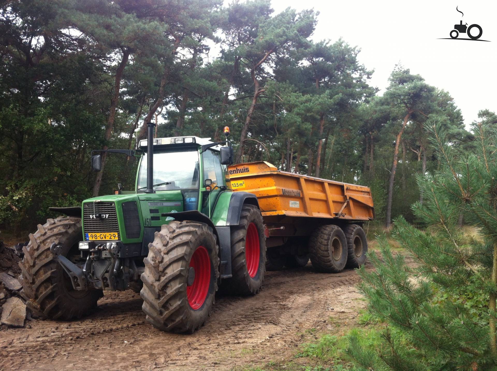 Foto Fendt 818 van Houbraken BV