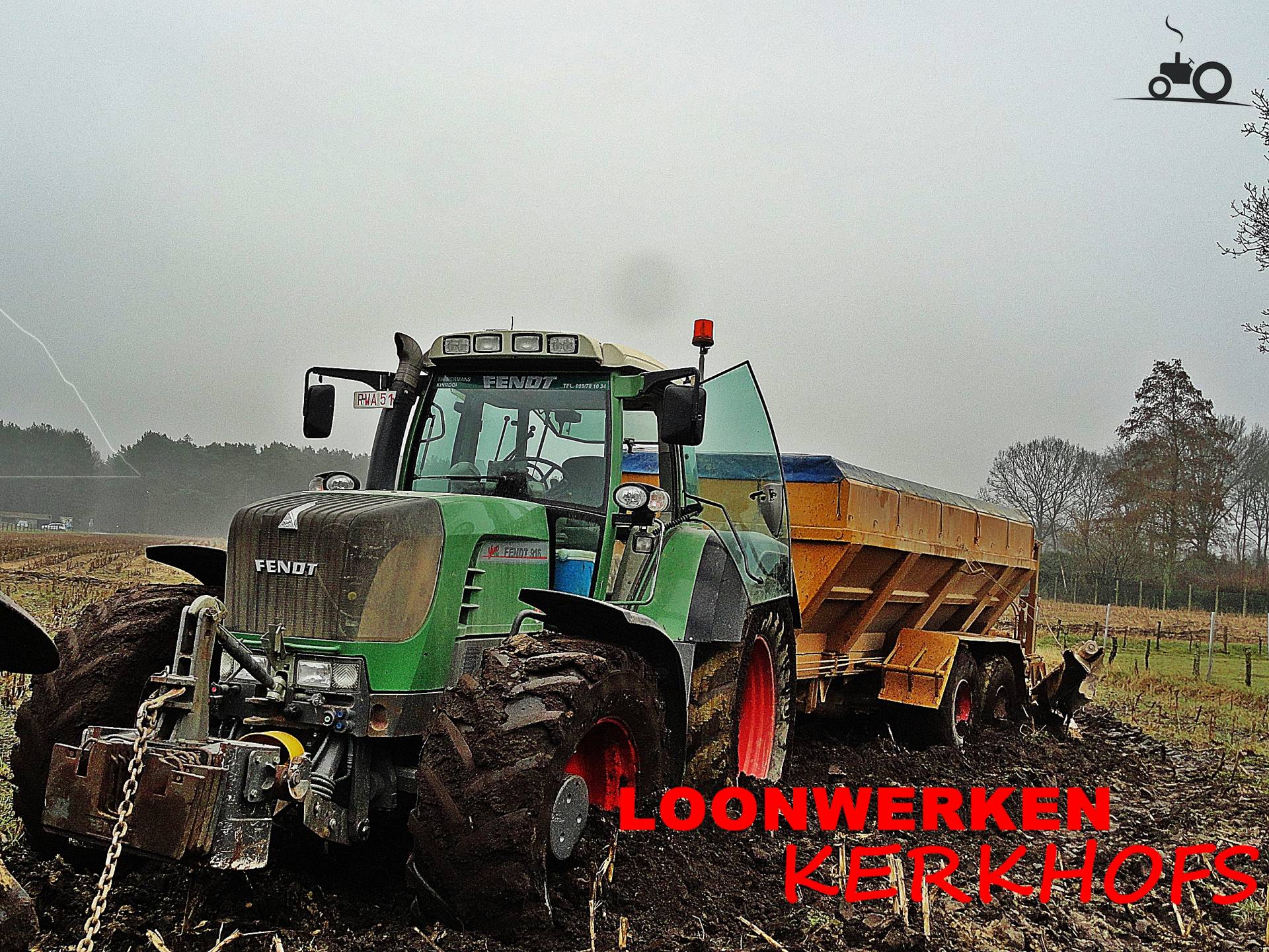 Vastgereden - Fendt 916