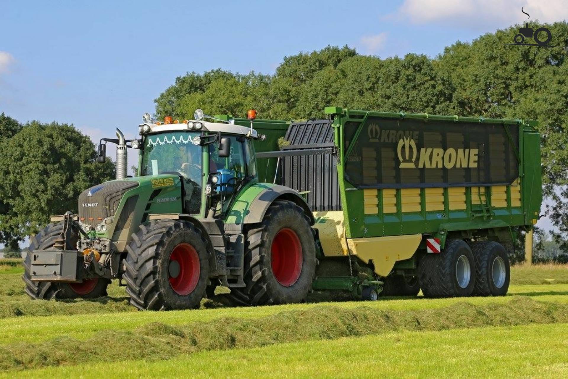 Foto Fendt 828 van Loonbedrijf Visch BV