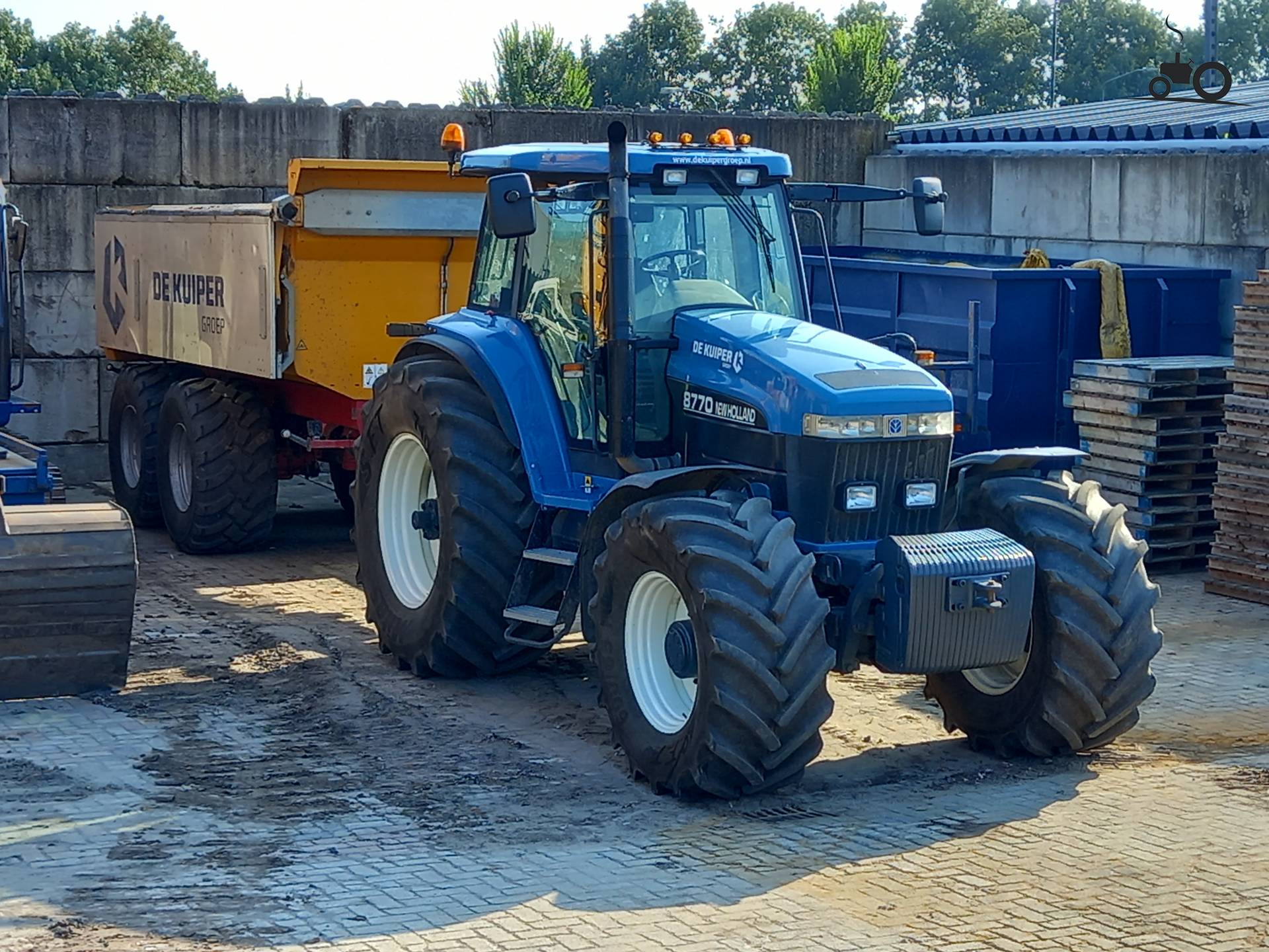 Foto New Holland 8770 van De Kuiper Noordeloos BV
