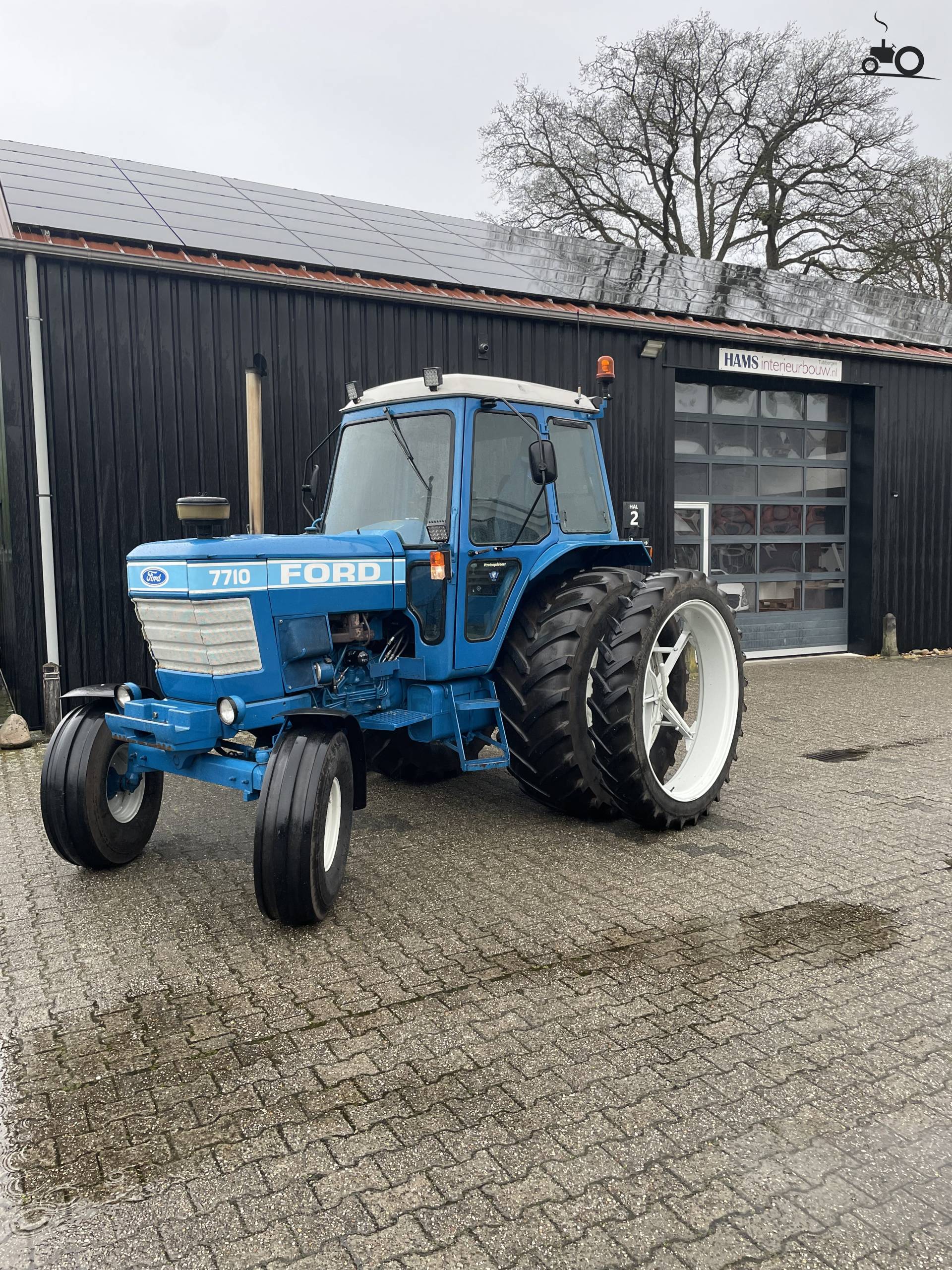 Ford 7710 klaar voor trekkertrek