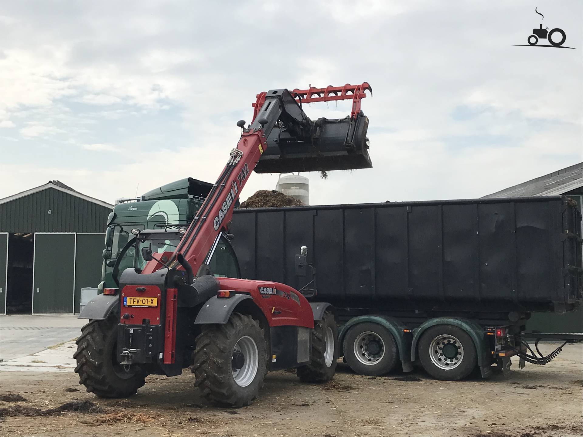 Foto Case IH Farmlift 742 (Verreiker) #1430076