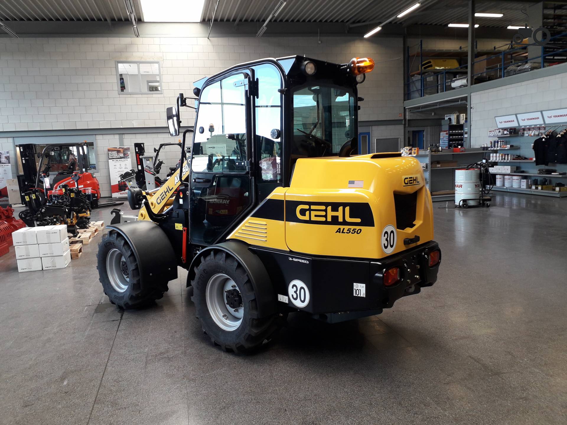 Foto Gehl AL 550 (kniklader) van Geert-Jan De Kok BV