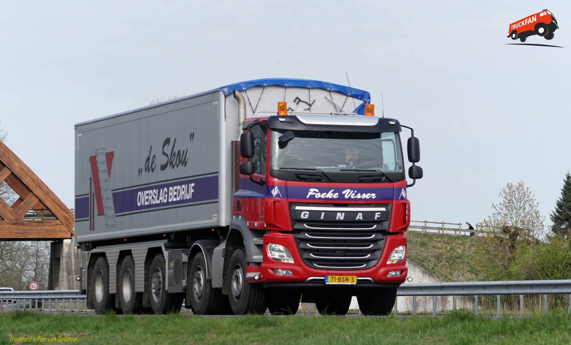 Foto GINAF X6 5250-TS van Foeke Visser Fourage- en Kunstmesthandel B.V ...