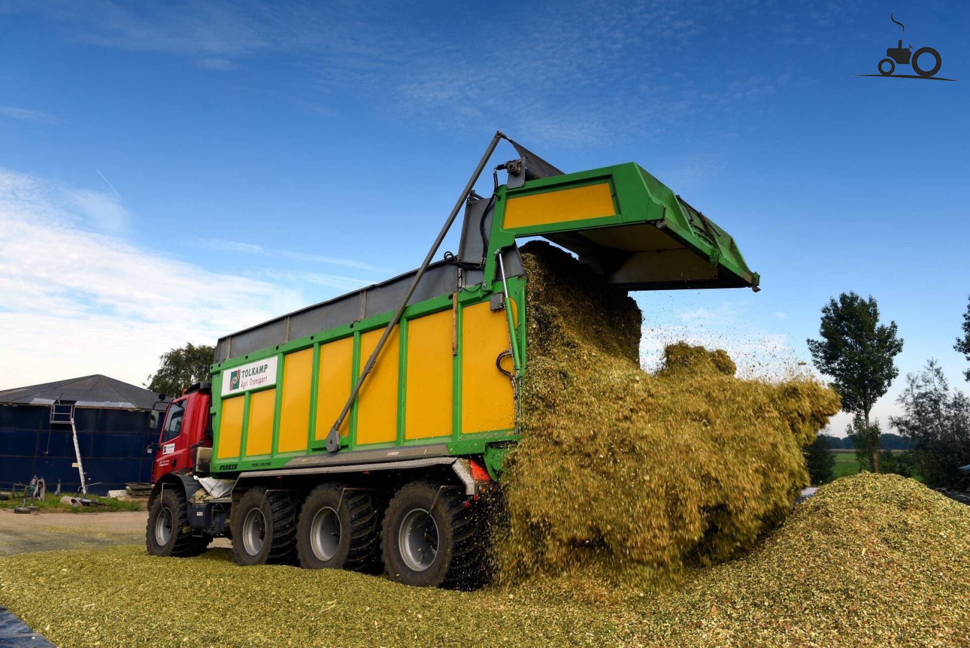 Foto GINAF Maistruck van Tolkamp Agri Service