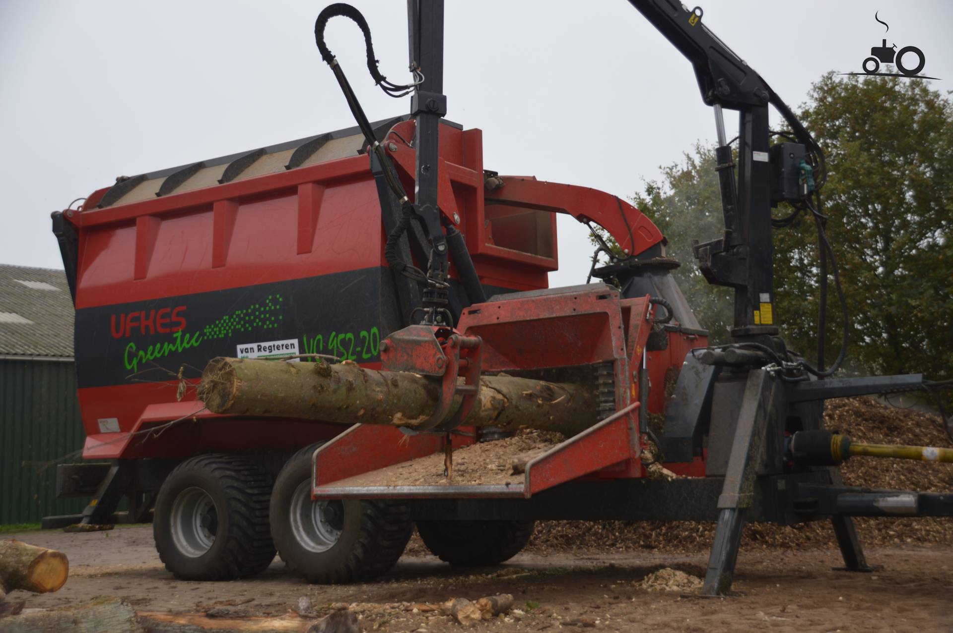 Foto Greentec Chipper van Van Regteren Groenvoorzieningen