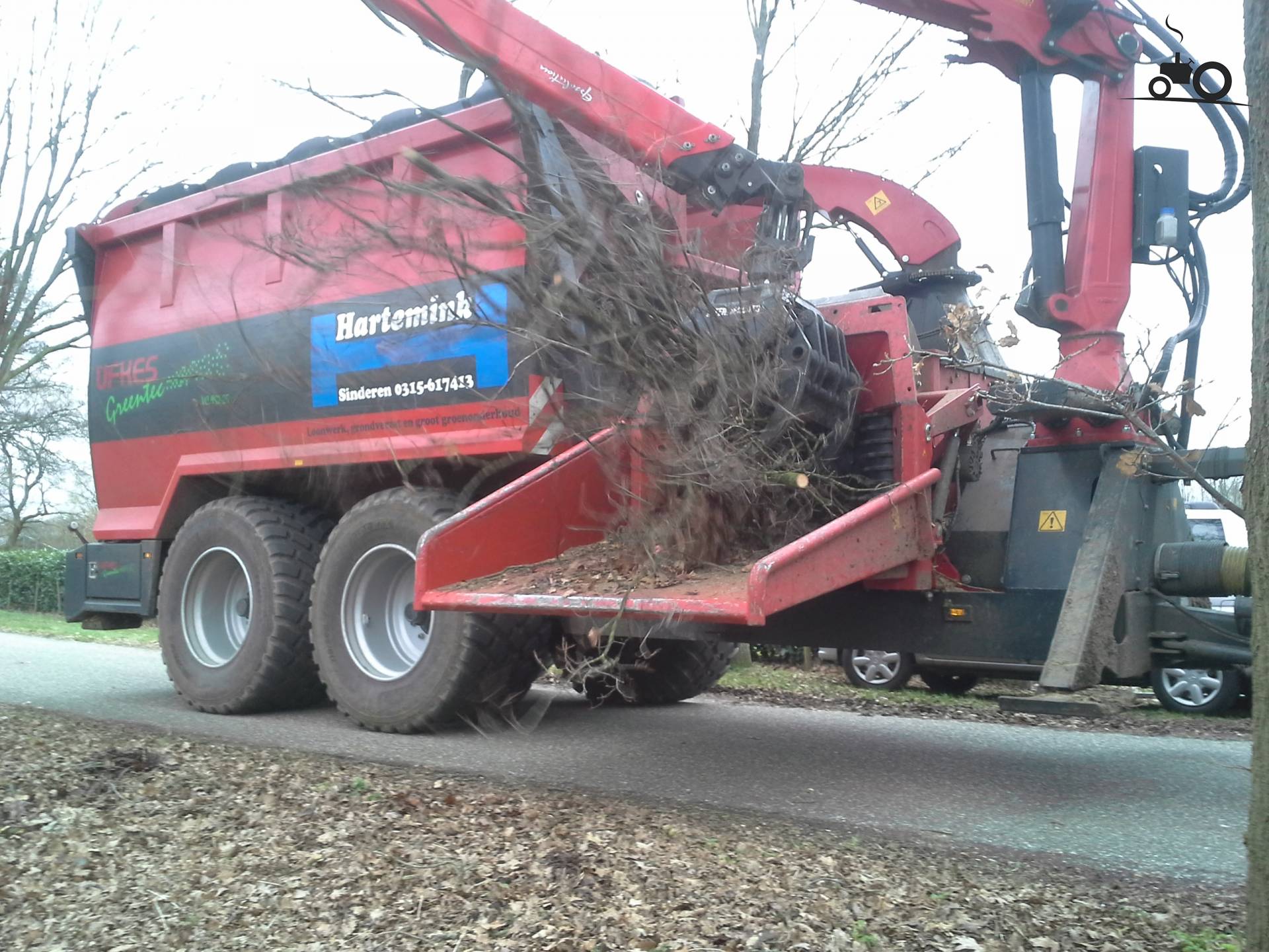 Foto Greentec Chipper van Loonbedrijf Hartemink
