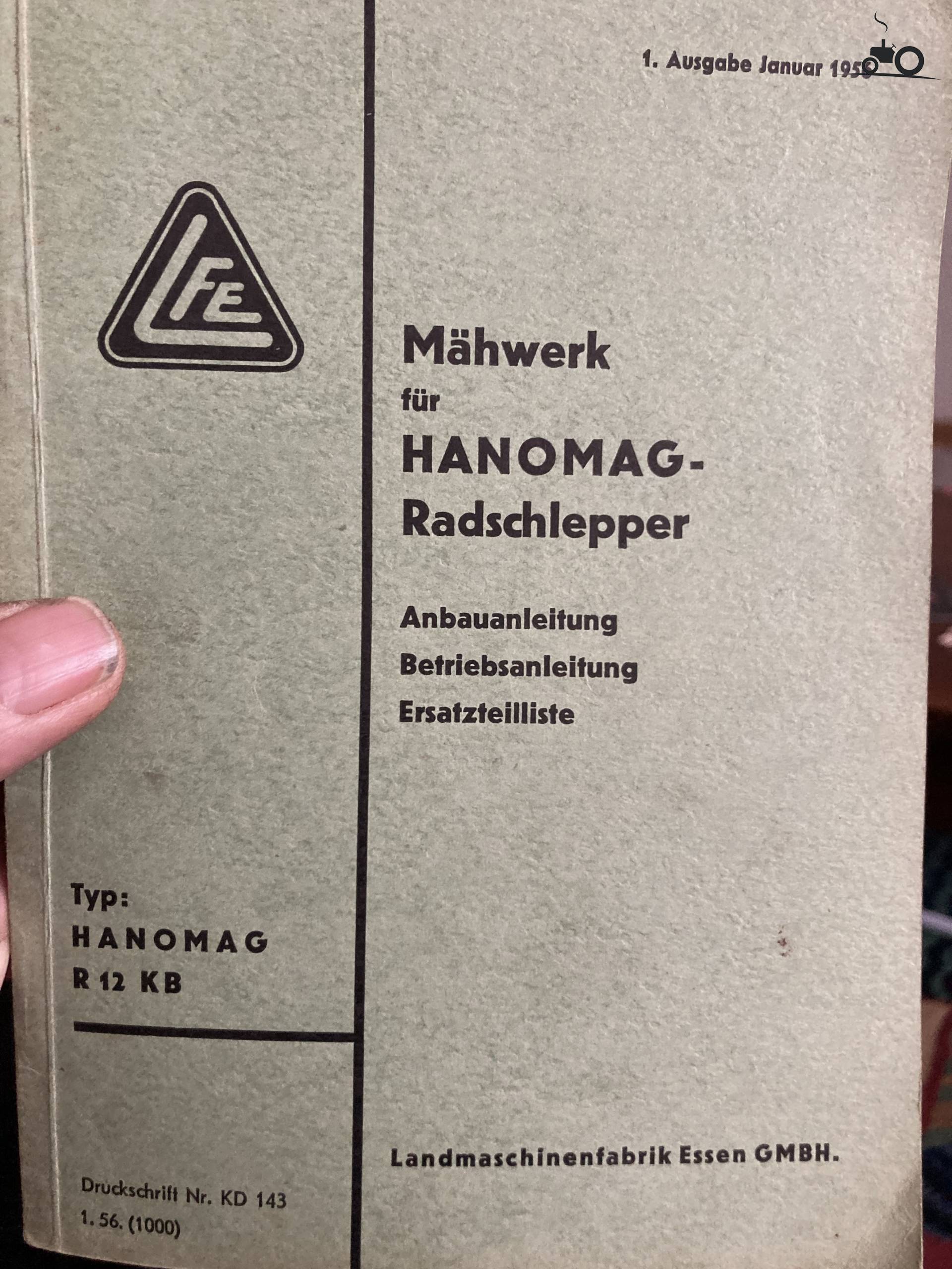 Hanomag R12 KB - Recente updates