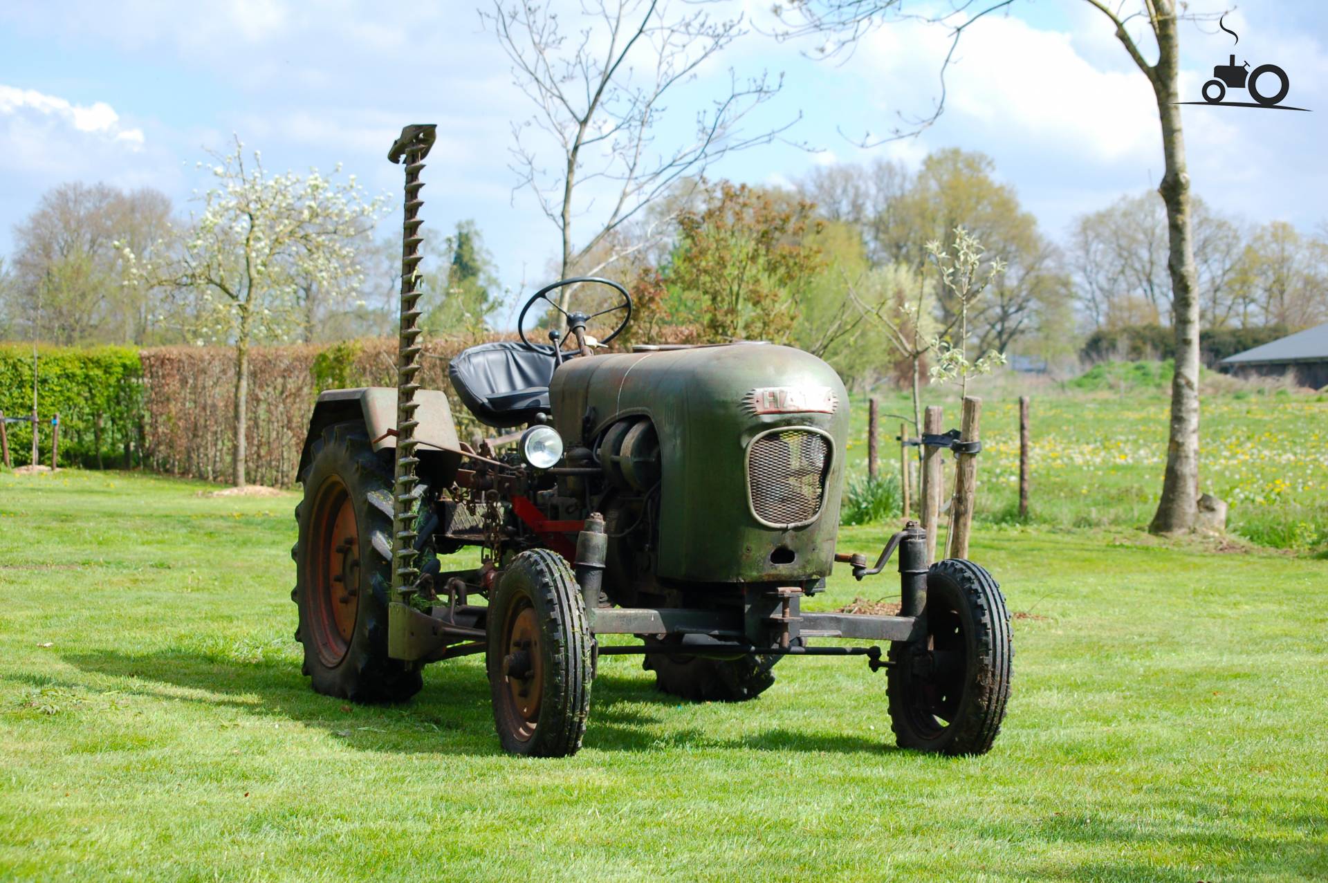 Zet je kanon op het gazon