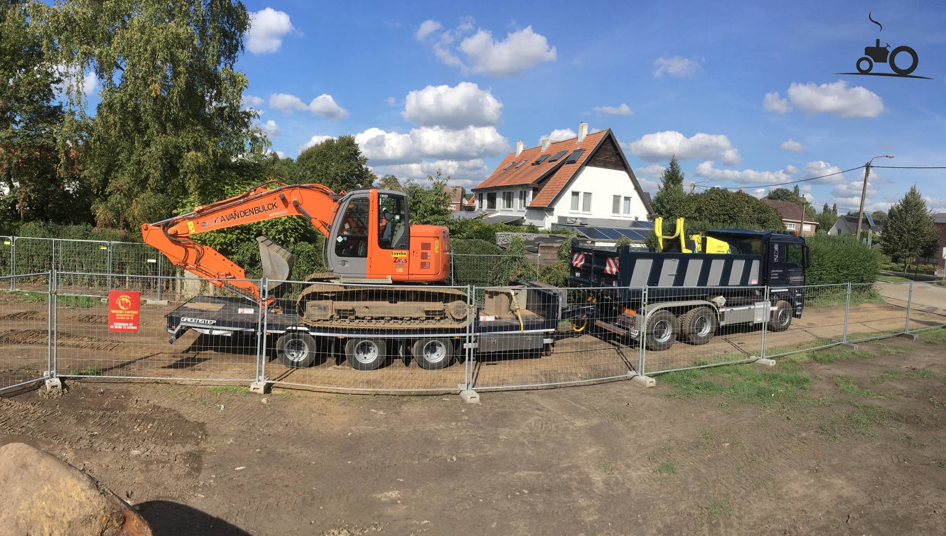 Foto Hitachi Zaxis 135 US van A.van Den Bulck