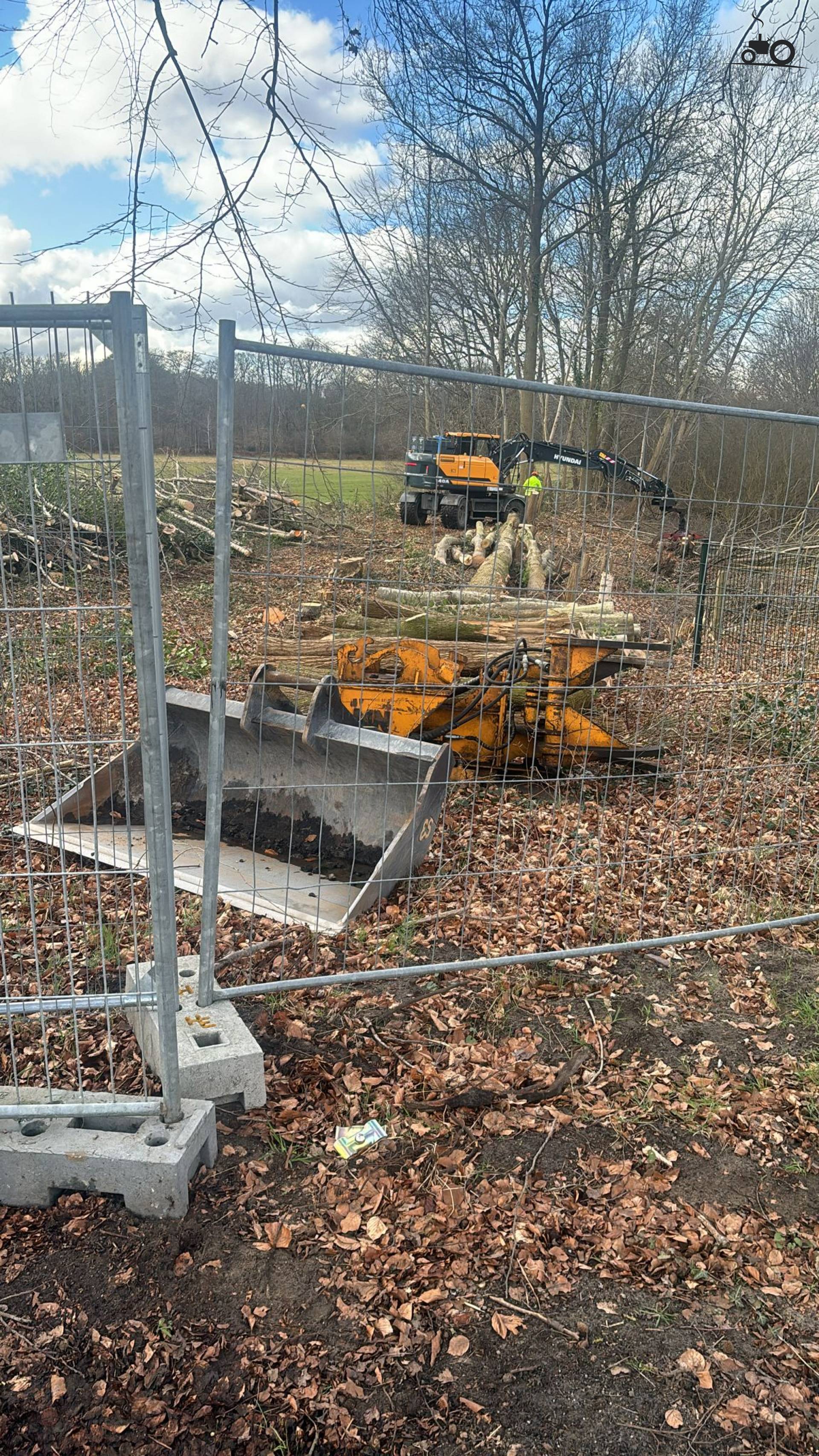 Elektrisch bomen rooien