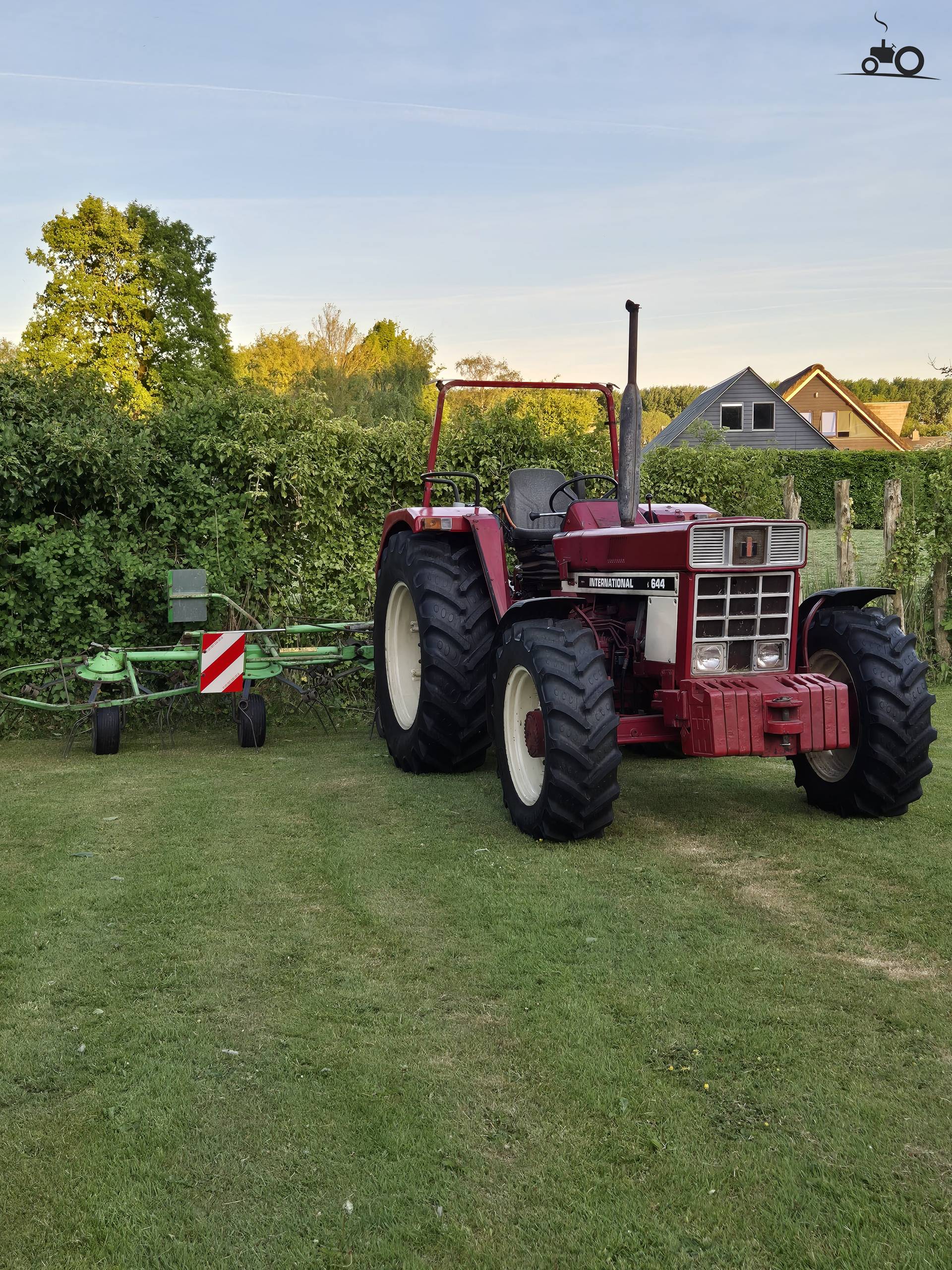 International 644 allrad met deutz schudder