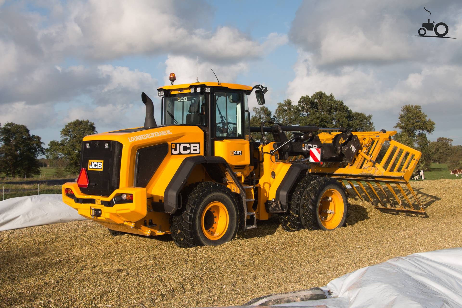 Foto JCB 427 HT van Loonbedrijf Krans