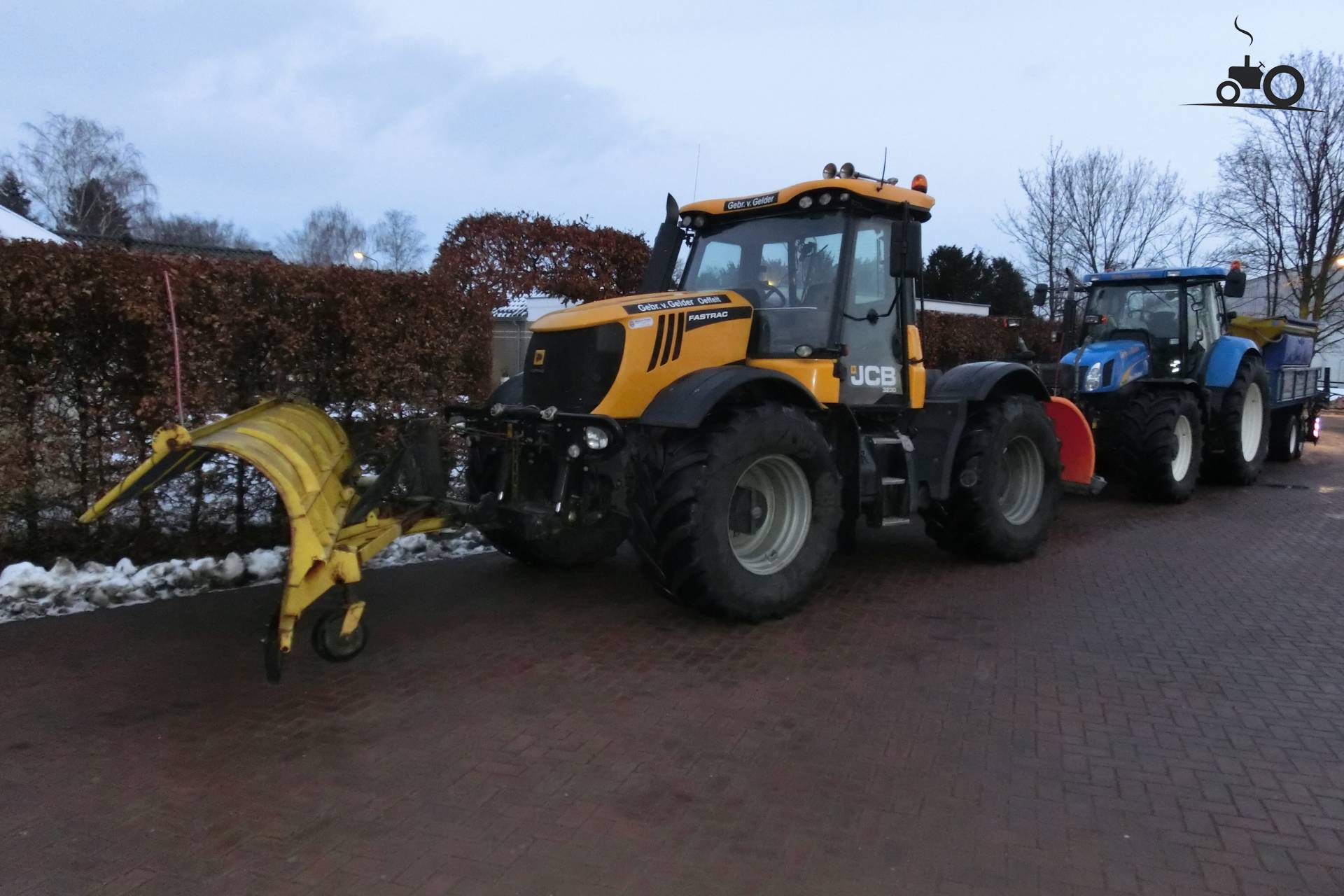 Foto JCB Fastrac 3230 van Loonbedrijf Gebr. Van Gelder Oeffelt