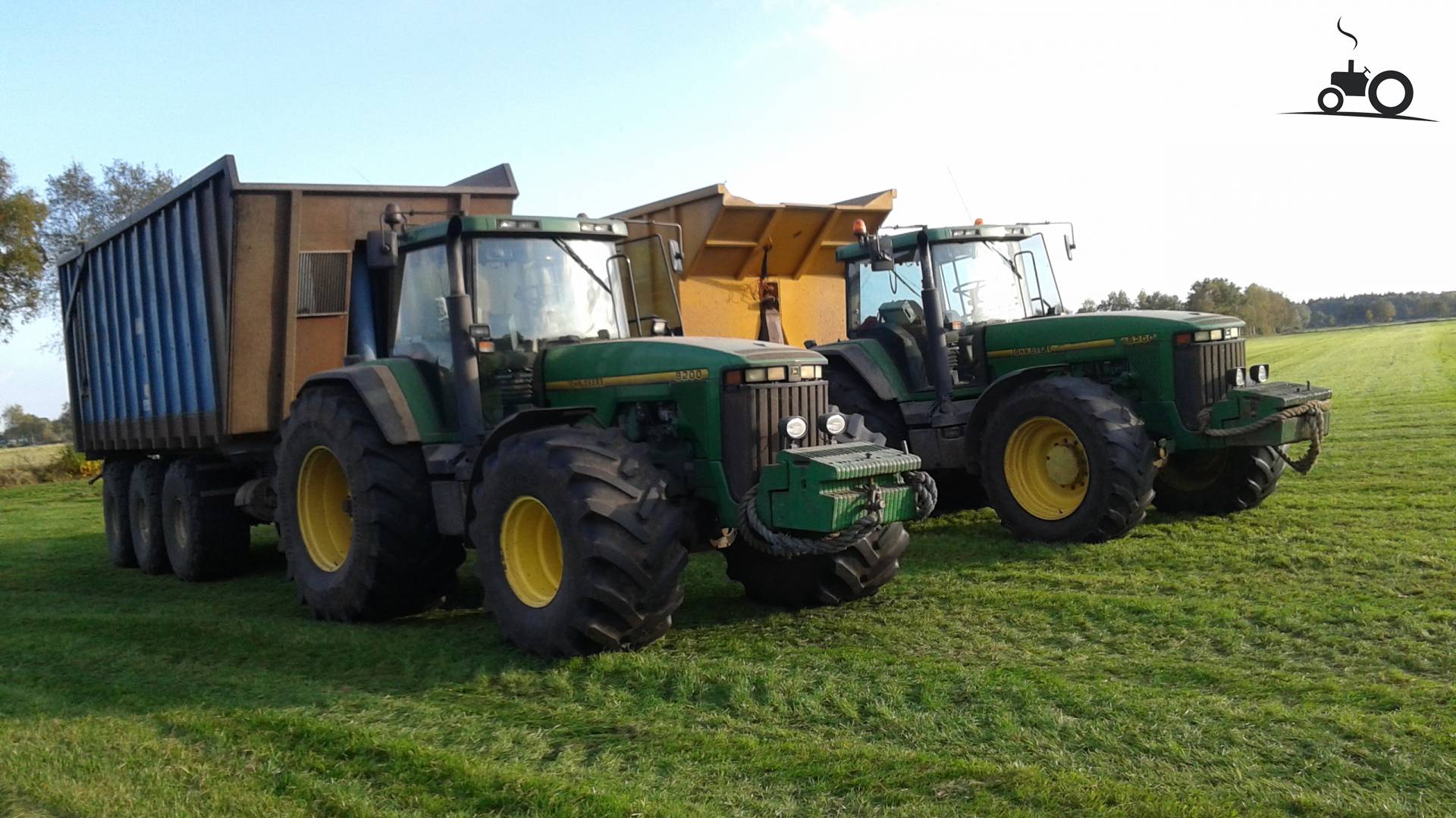 Foto John Deere 8200 van Bosmans Hilvarenbeek