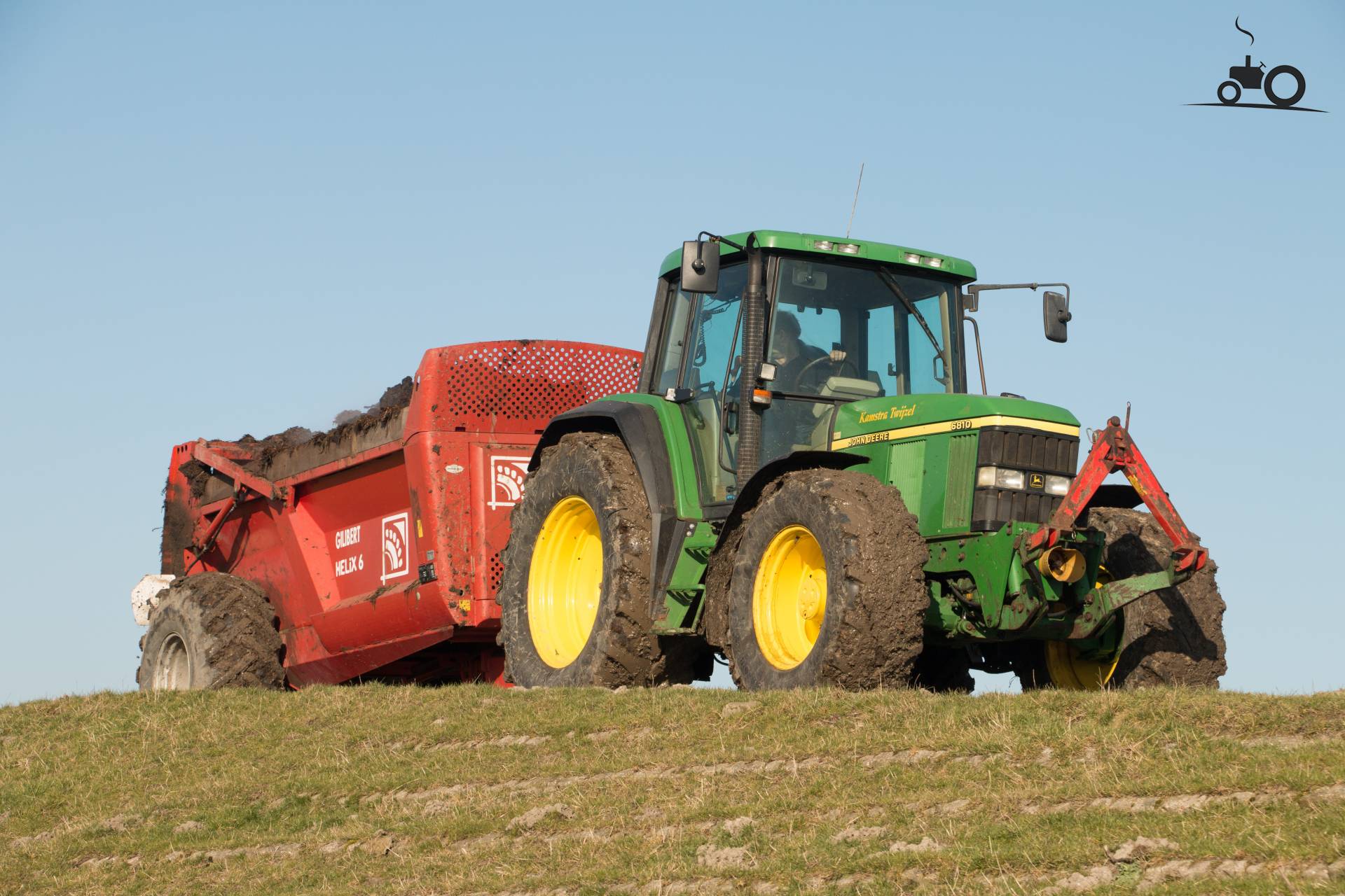 Foto John Deere 6810 van Loonbedrijf Kamstra
