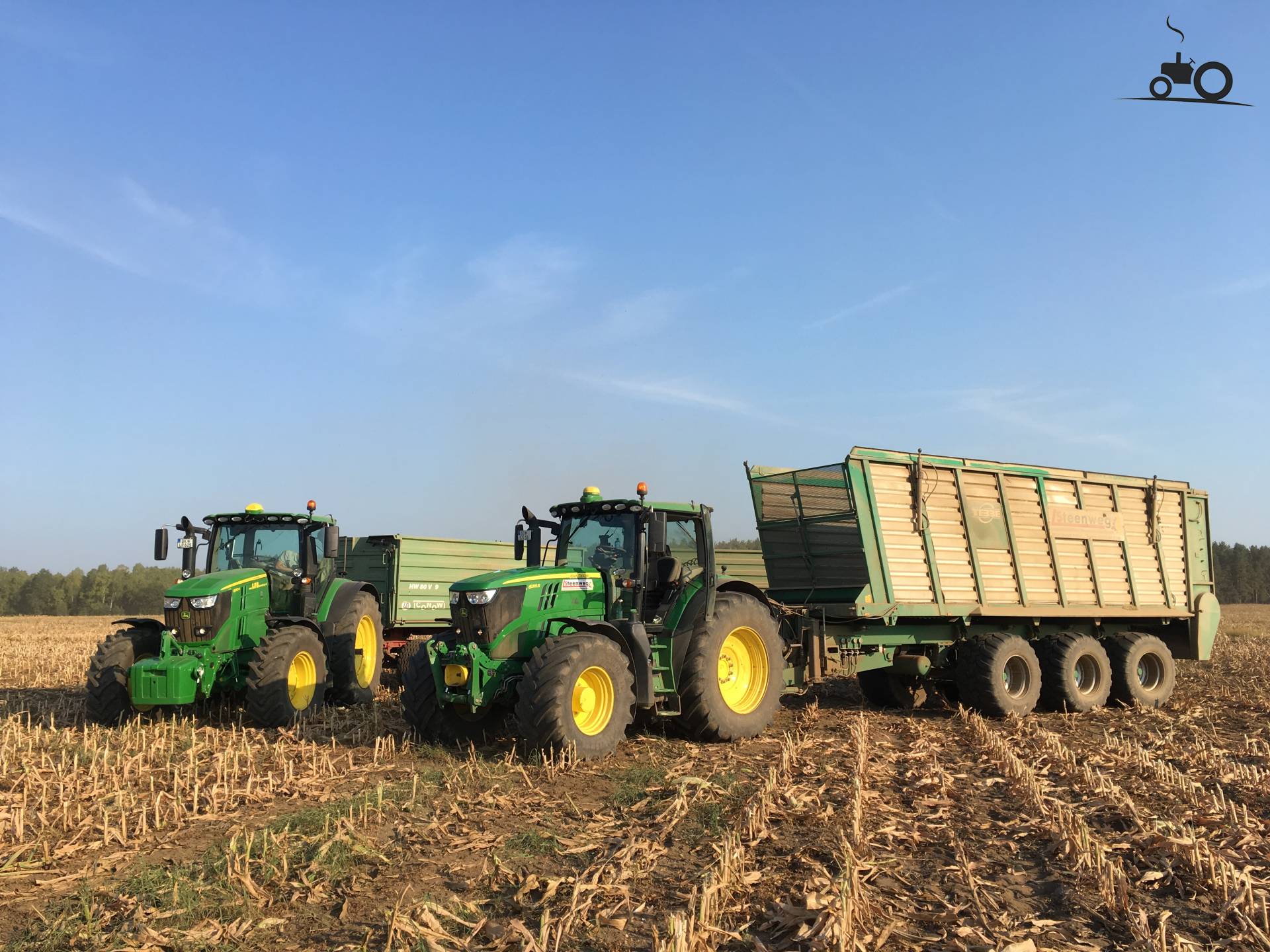 Foto John Deere 6250R van Steenweg Landwirtschaftliche Dienstleistungen ...