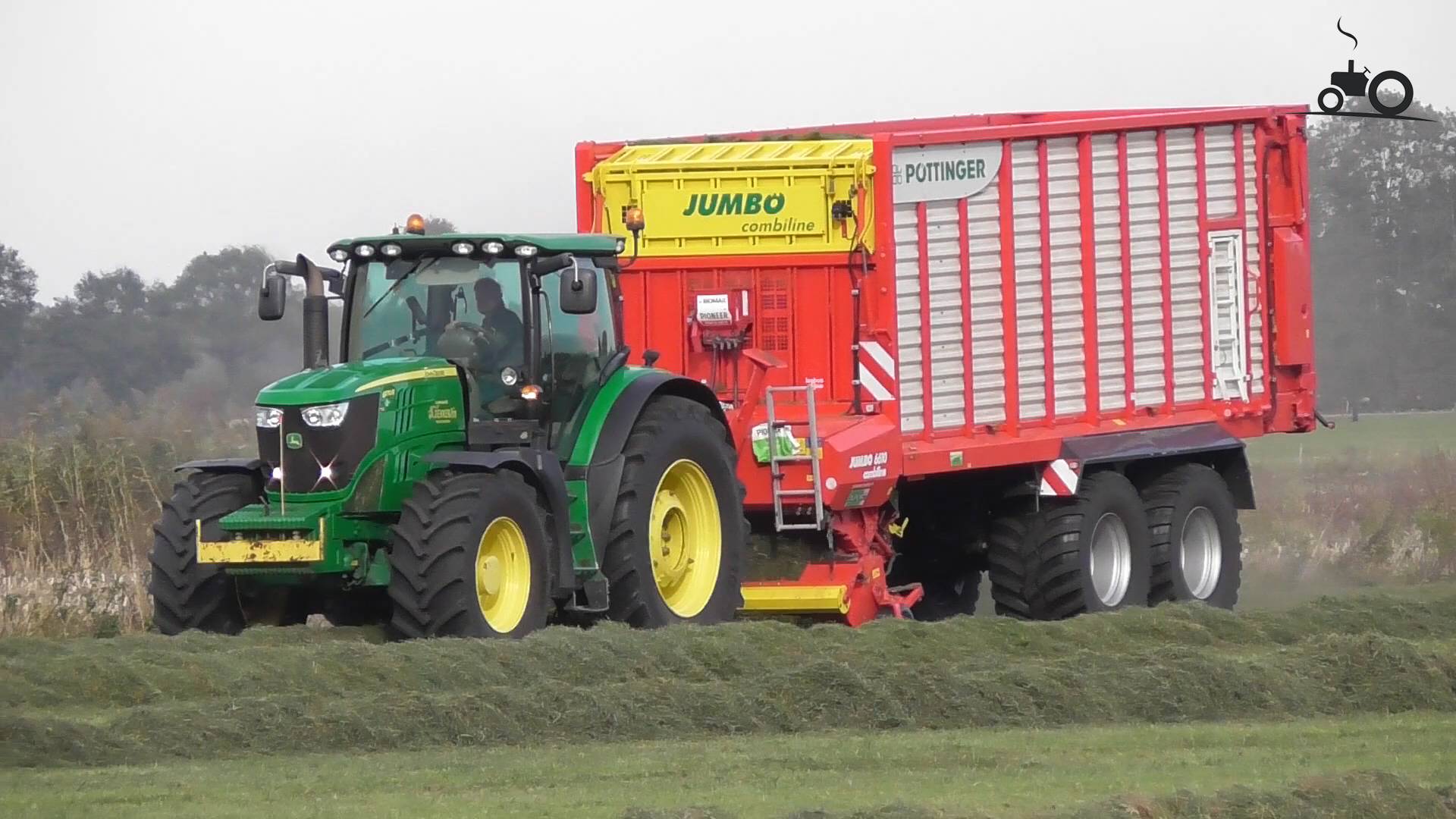 Foto John Deere 6170R van Loonbedrijf Dekker BV