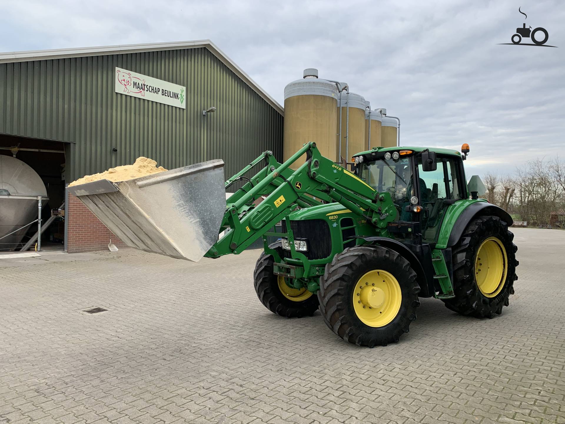 Foto John Deere 6830 Premium van Maatschap Beulink