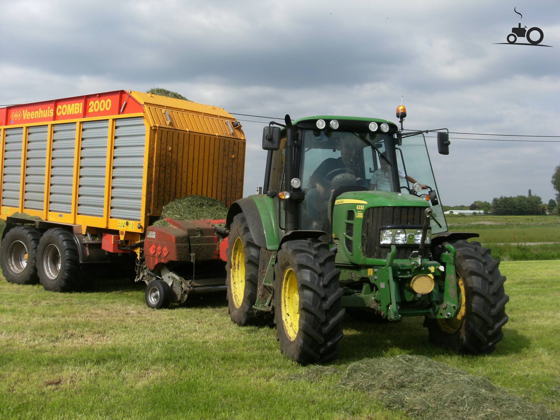 Foto John Deere 6330 van VOF Kennes