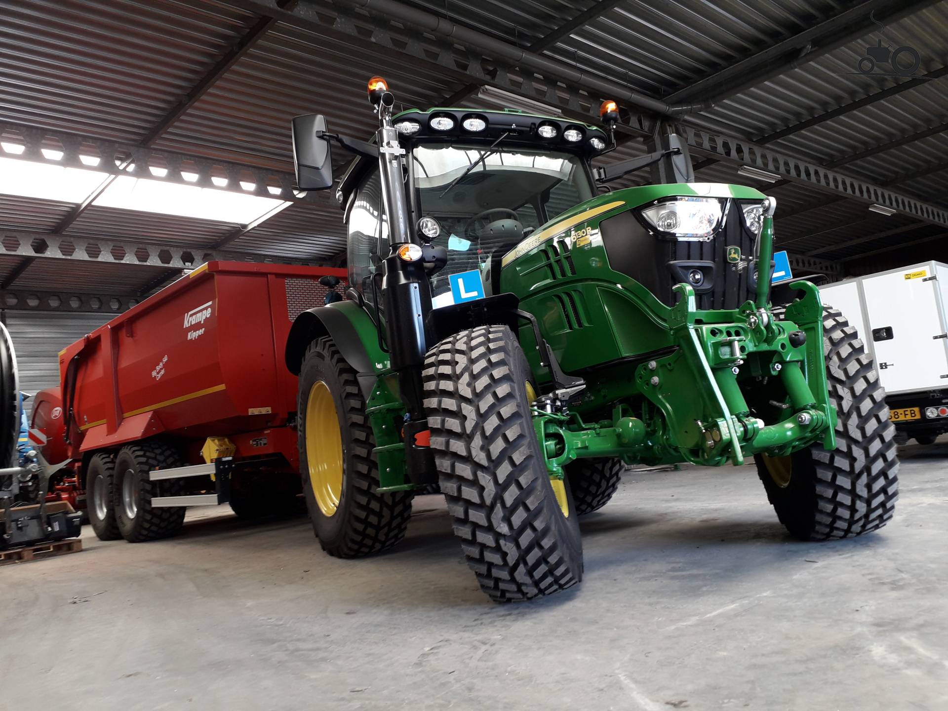 Foto John Deere 6130R van Kraakman BV